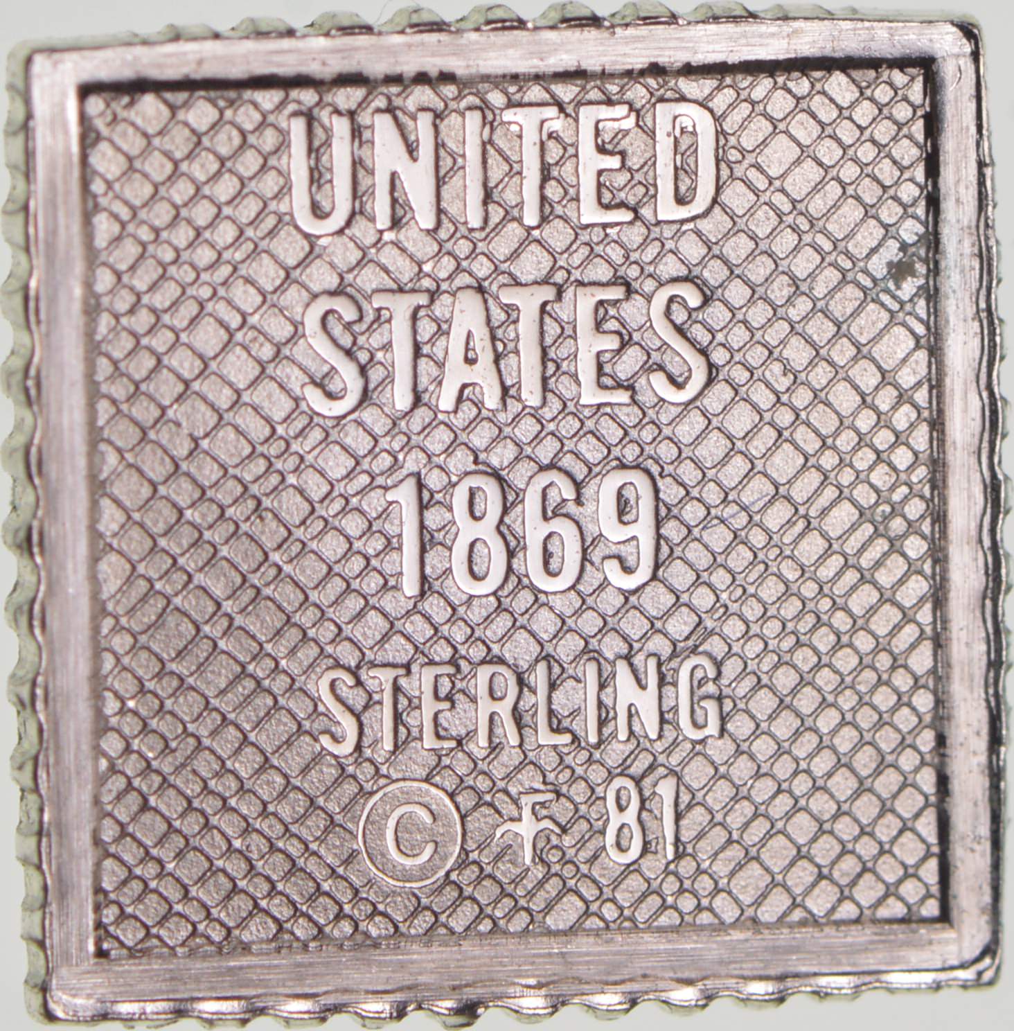 Rare - Historic Stamp Sterling Silver Medallion | Property Room