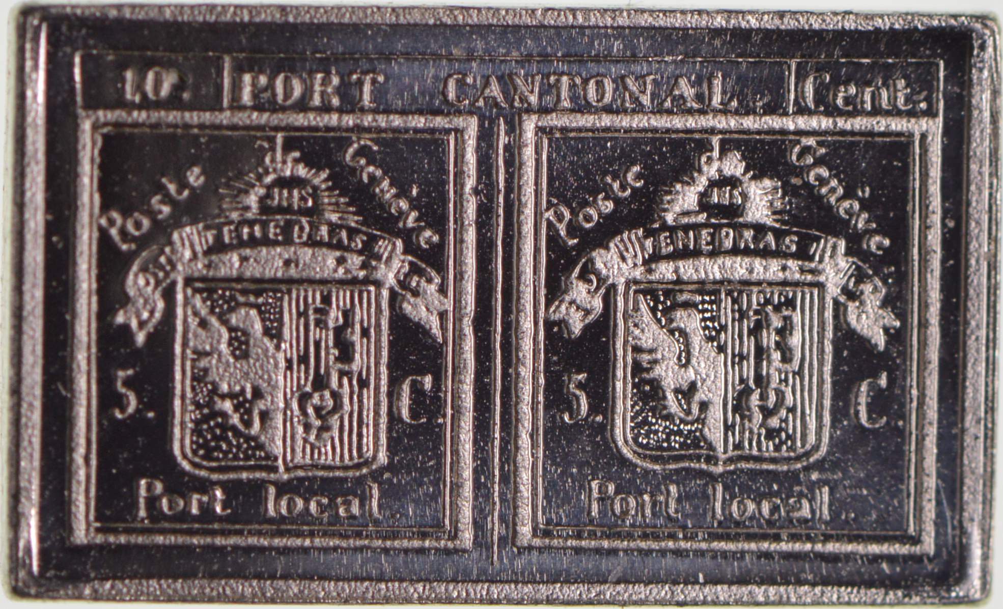 Rare - Historic Stamp Sterling Silver Medallion | Property Room