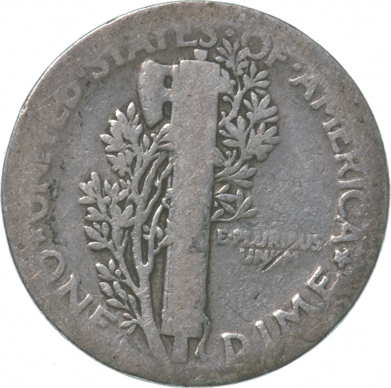 Rare - Key Date 1921 Mercury Silver Dime - Low Mintage | Property Room