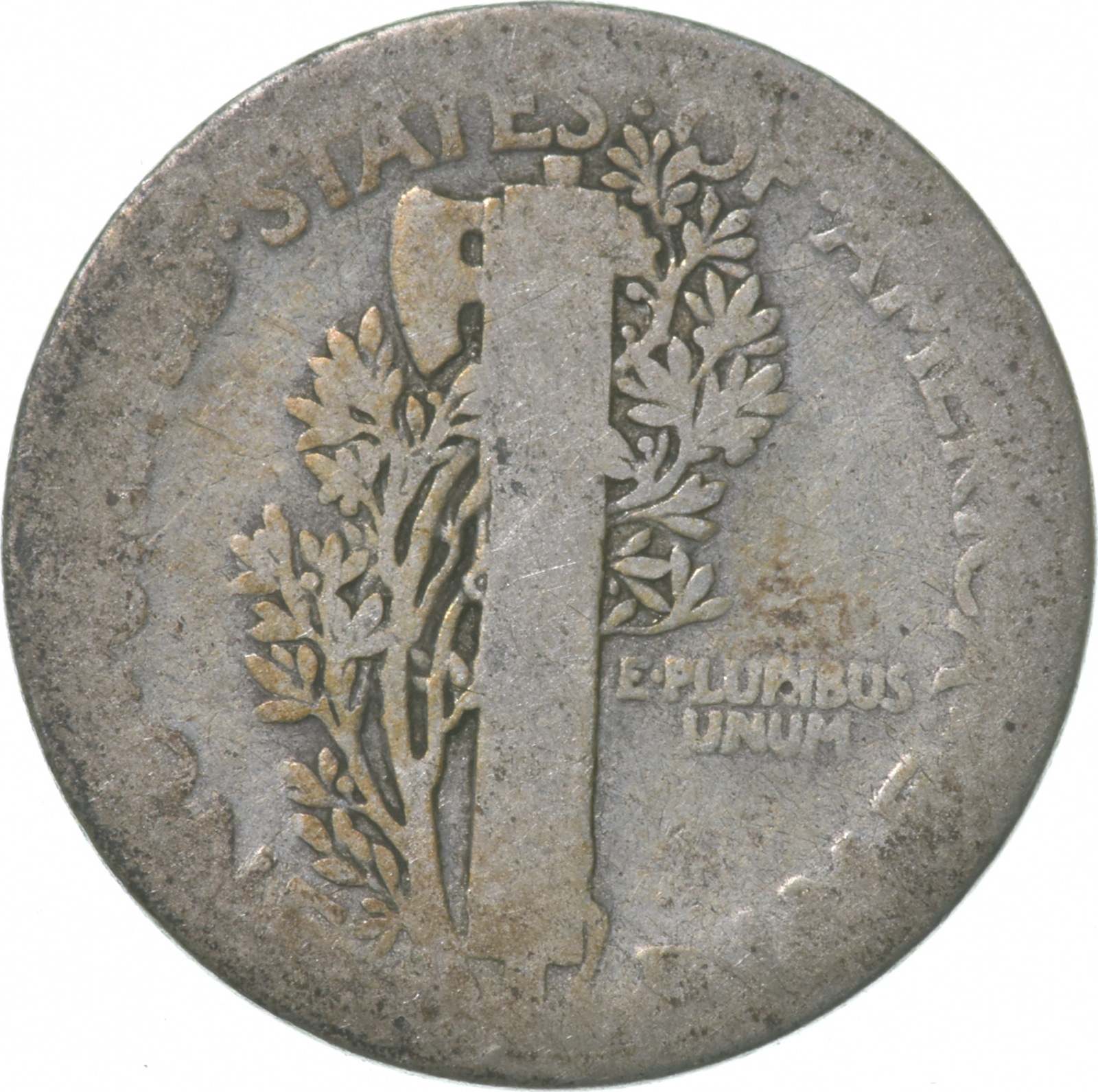 Rare - Key Date 1921 Mercury Silver Dime - Low Mintage | Property Room