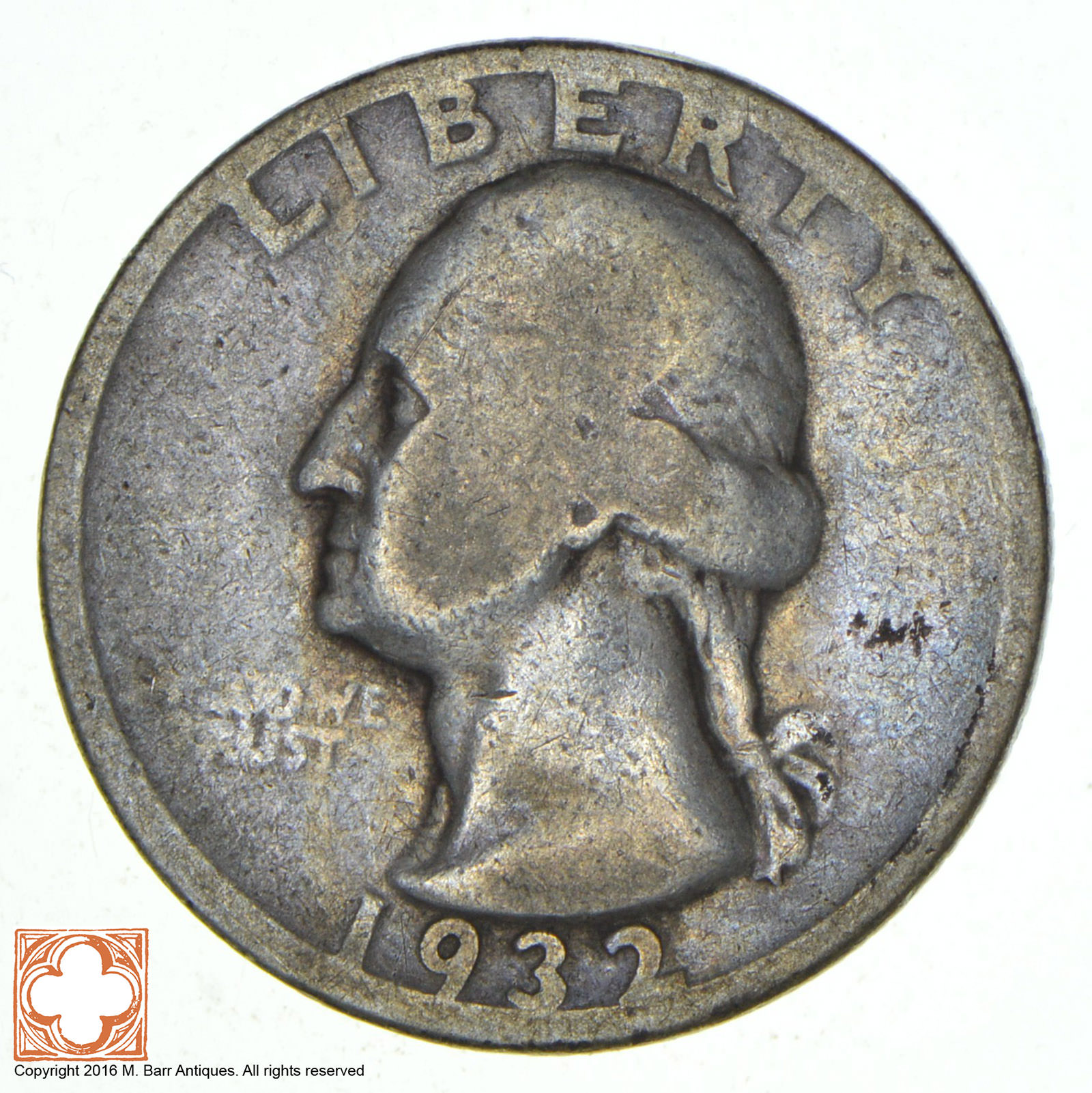 RARE Key Date - 1932-D Washington Quarter - First Year - TOUGH ...
