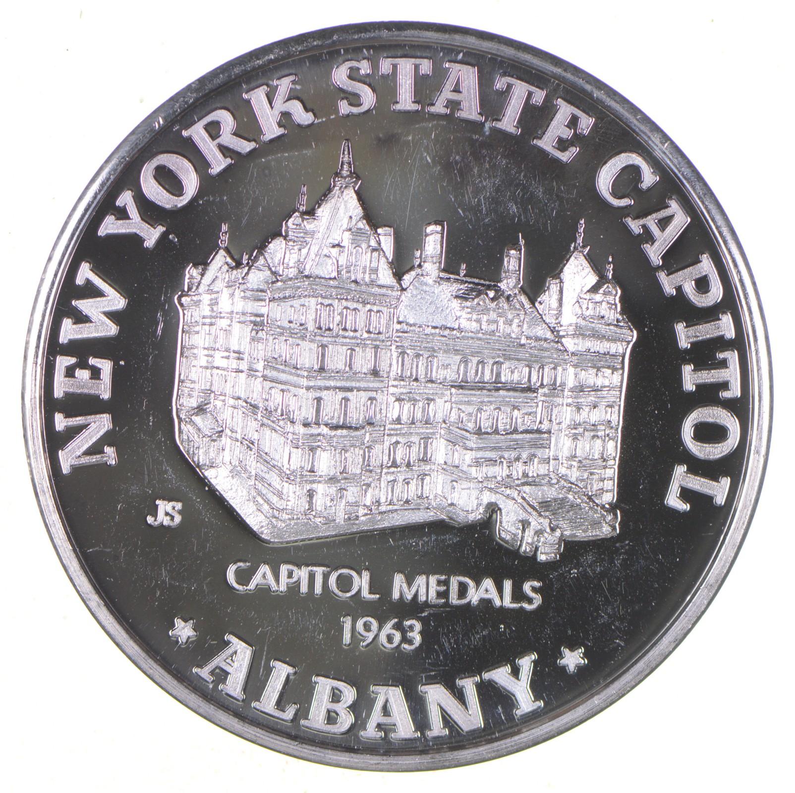 Rare Limited Edition - 1 Oz Silver New York State Capitol Round - .999 ...