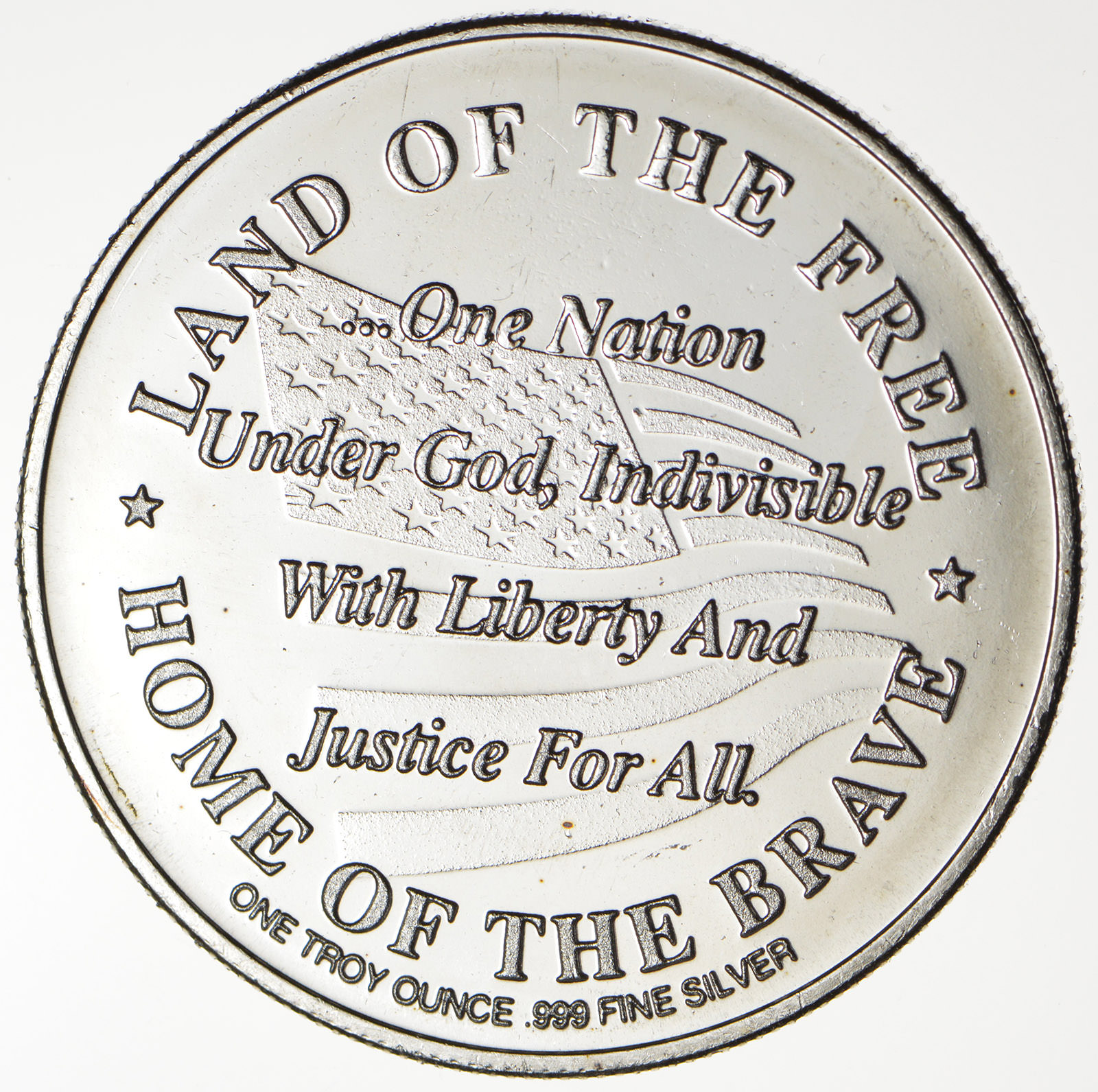 Rare Limited Edition - 1 Oz Silver Sept. 11, 2001 NYPD Round - .999 ...