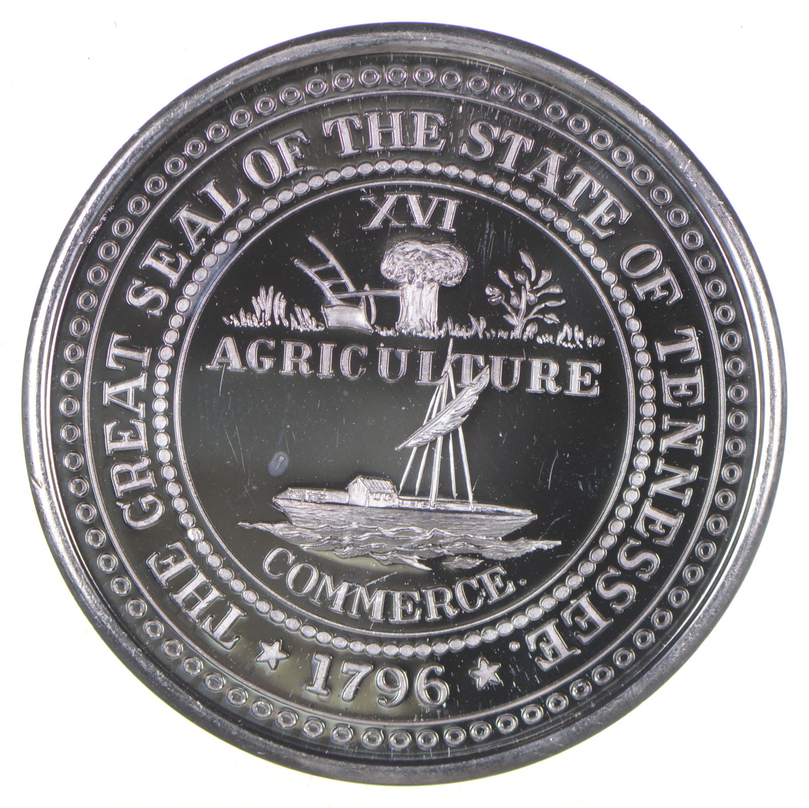 Rare Limited Edition - 1 Oz Silver Tennessee State Capitol Round - .999 ...