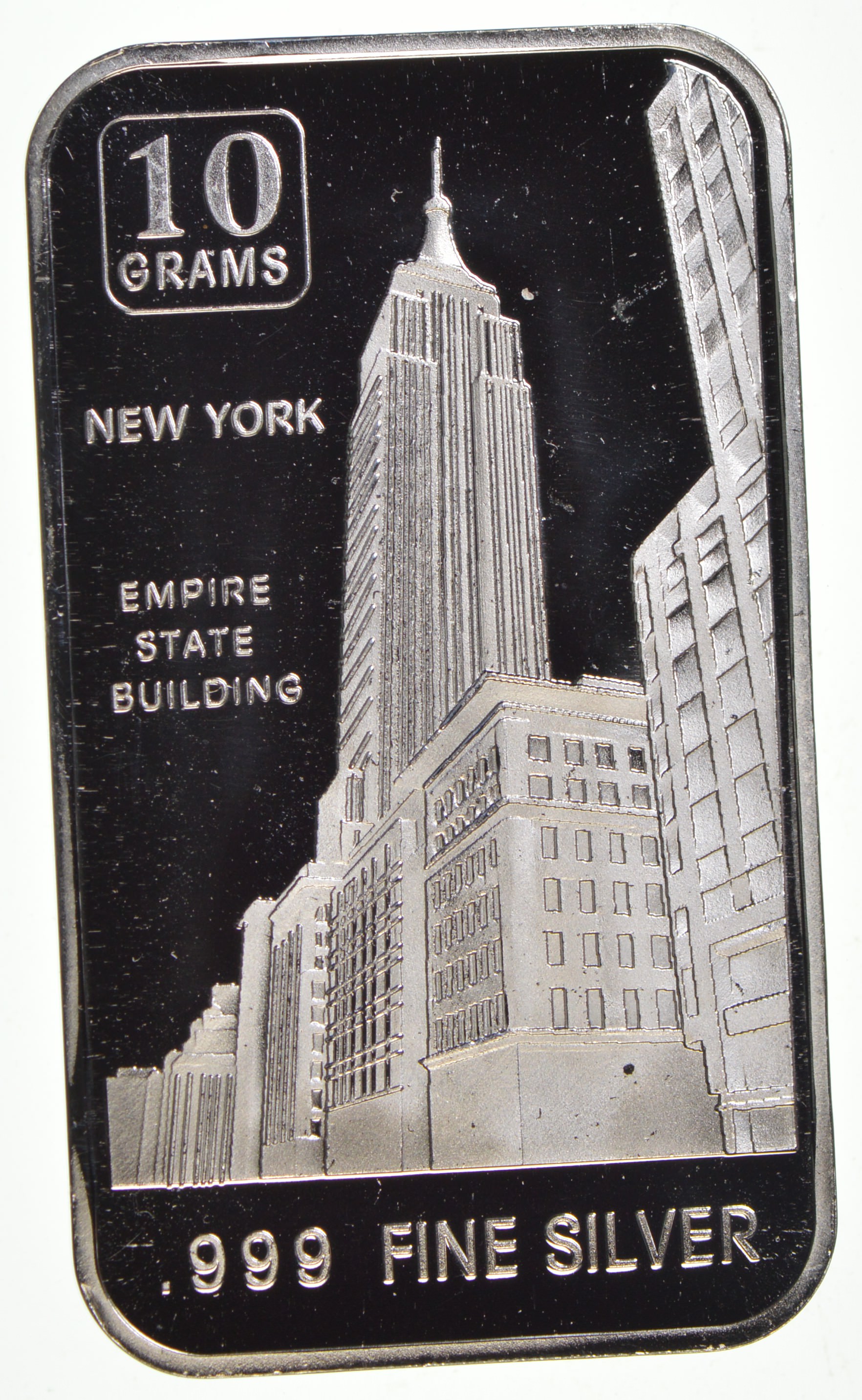 Rare Limited Edition 10 GRAMS .999 Fine Silver Empire State Building ...