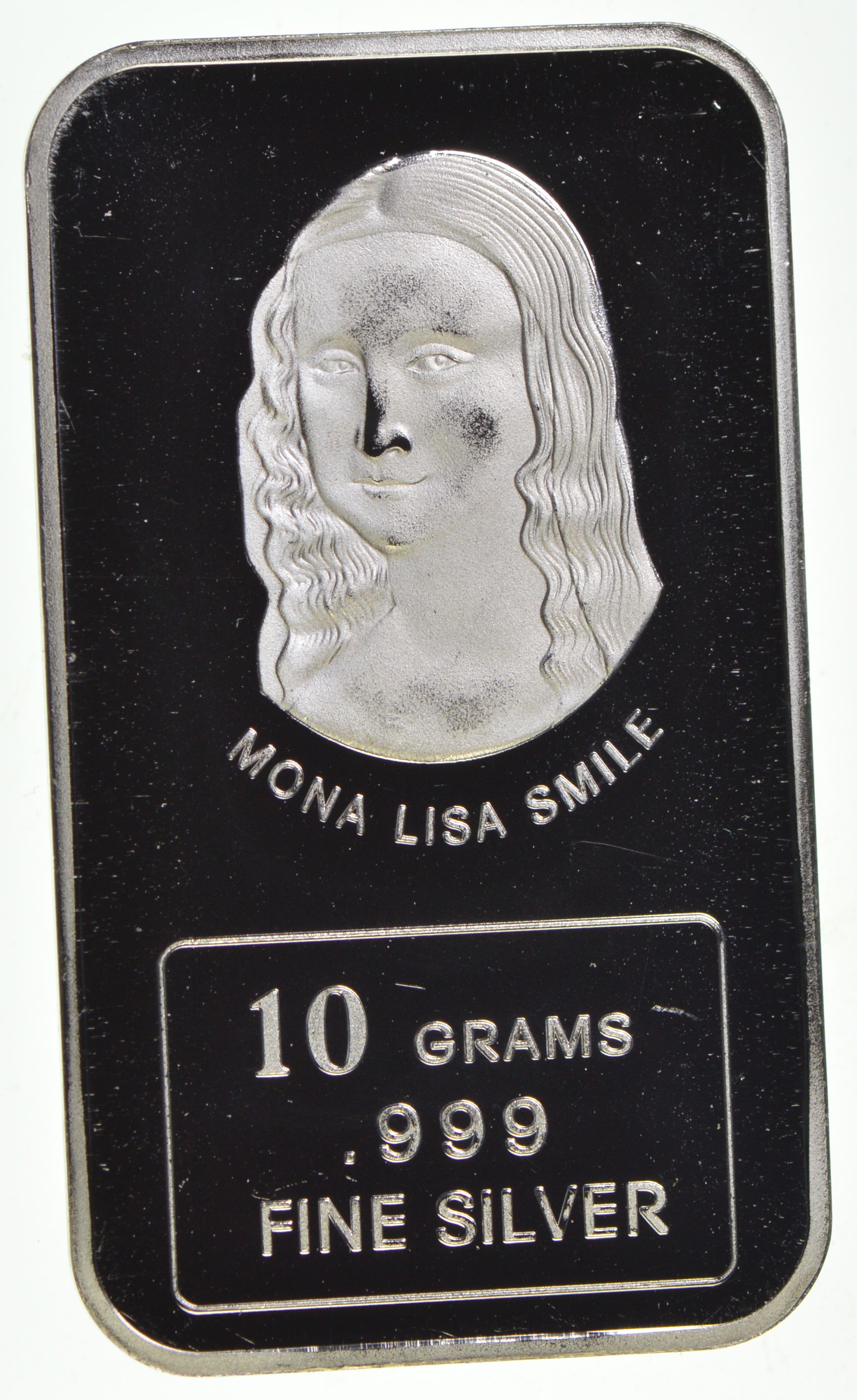 Rare Limited Edition 10 GRAMS .999 Fine Silver Mona Lisa Smile ...
