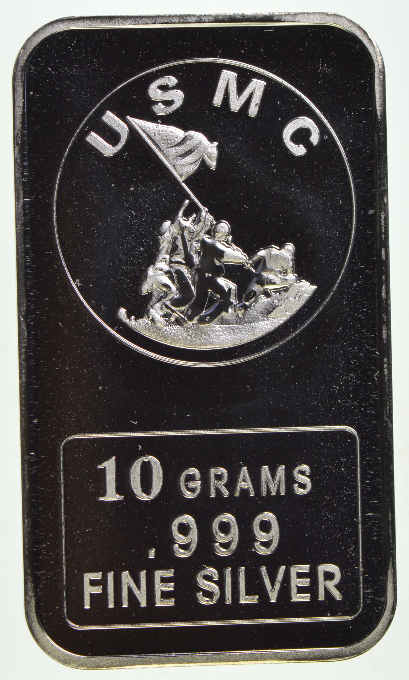Rare Limited Edition 10 GRAMS .999 Fine Silver U.S. Marine Corps ...