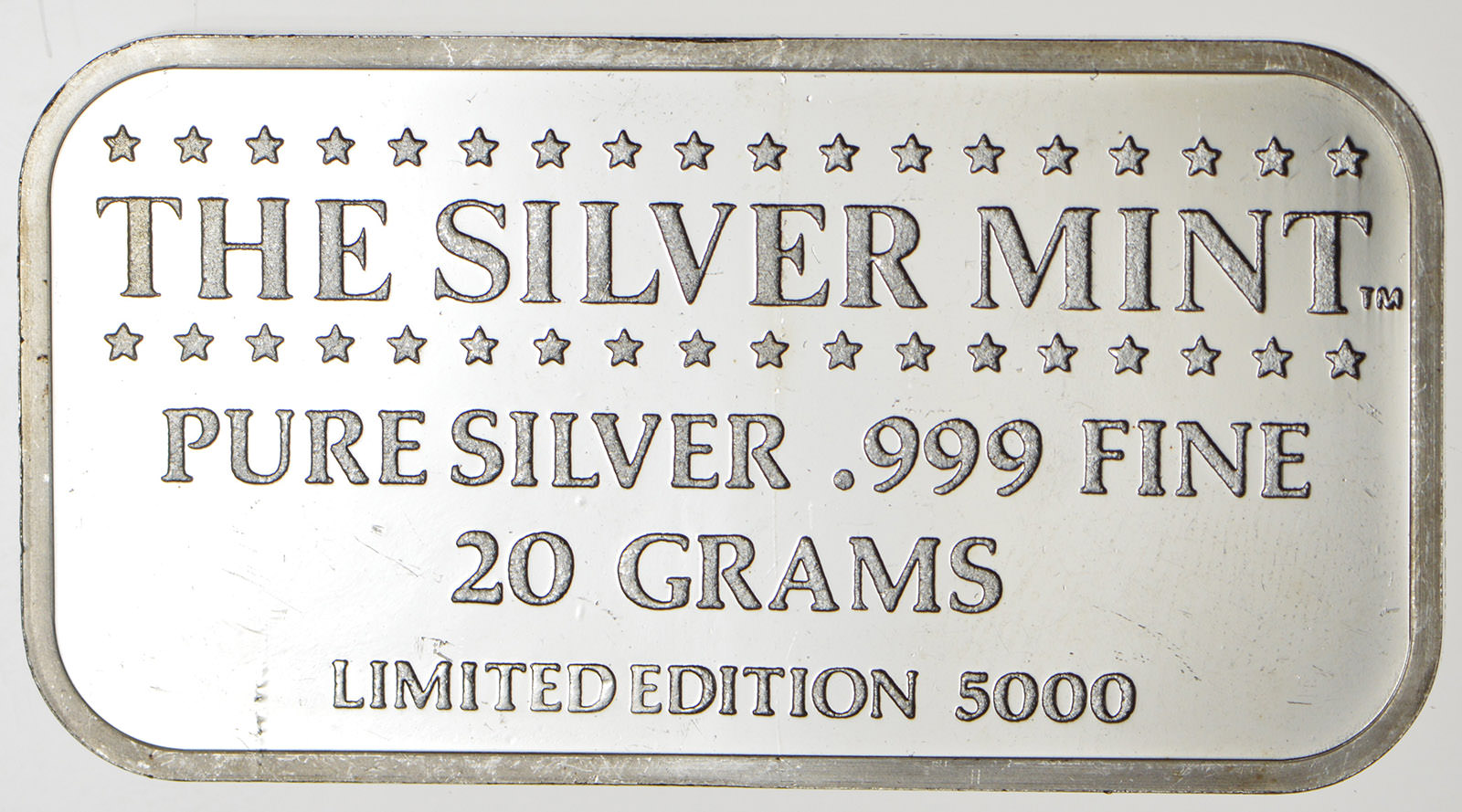 Rare Limited Edition .999 Fine Silver Samuel Adams Commemorative Bar 20 ...