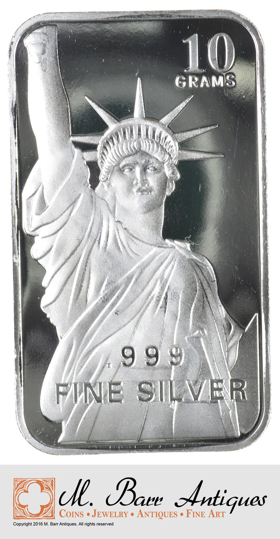 Rare Limited Edition .999 Fine Silver Statue of Liberty Commemorative ...