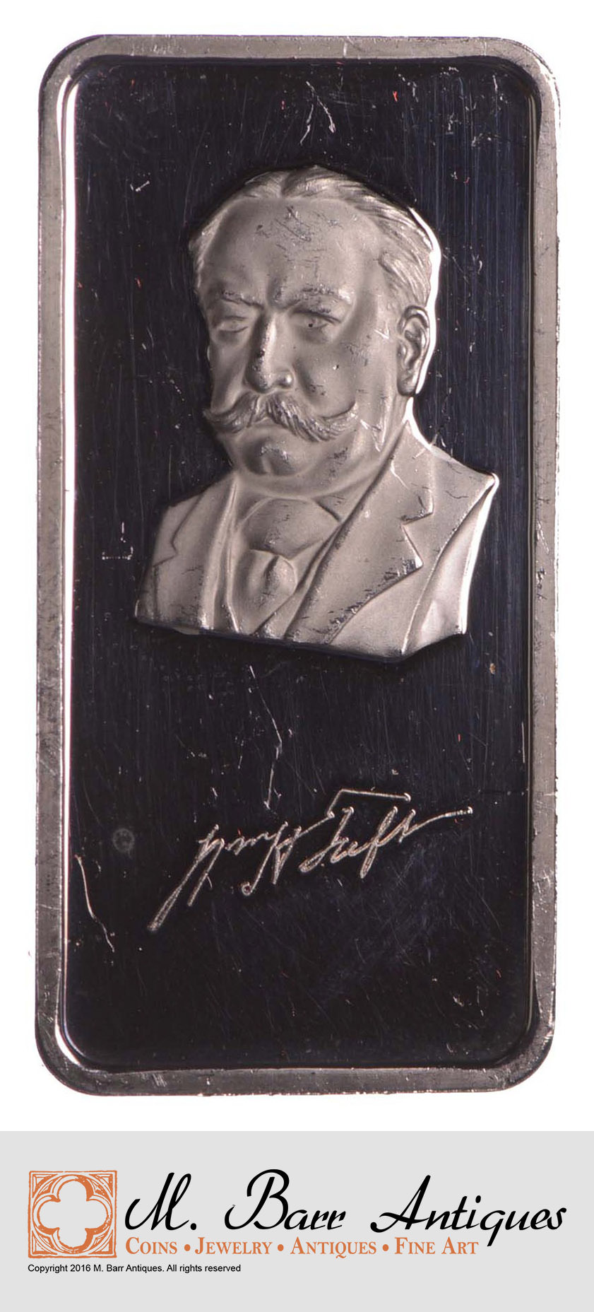 Rare - Limited Edition Presidential Cameos - Hamilton MInt - 1 Troy Oz ...