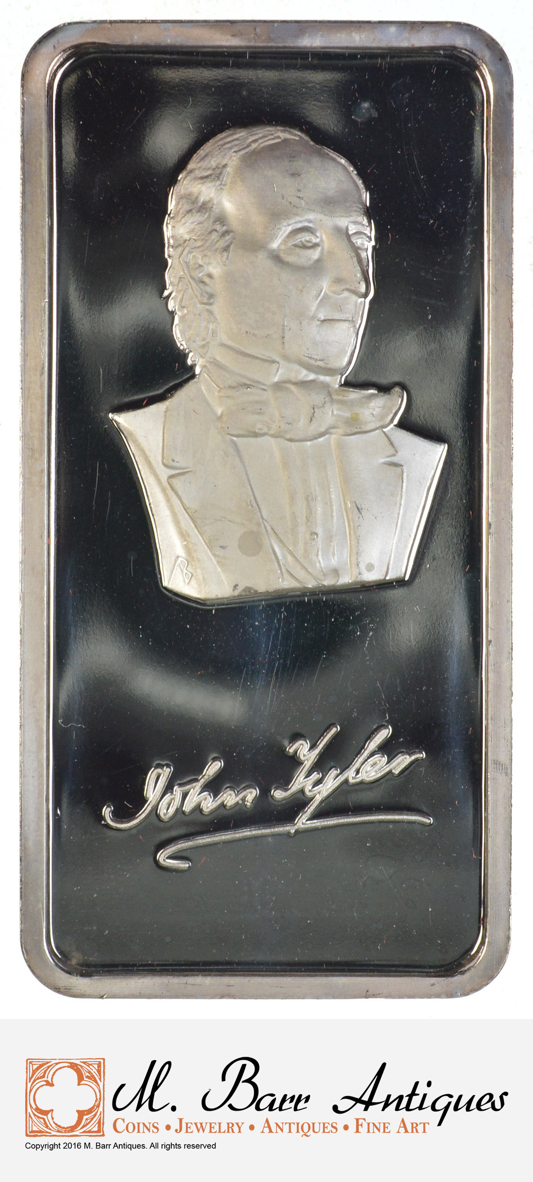 Rare - Limited Edition Presidential Cameos - Hamilton MInt - 1 Troy Oz ...