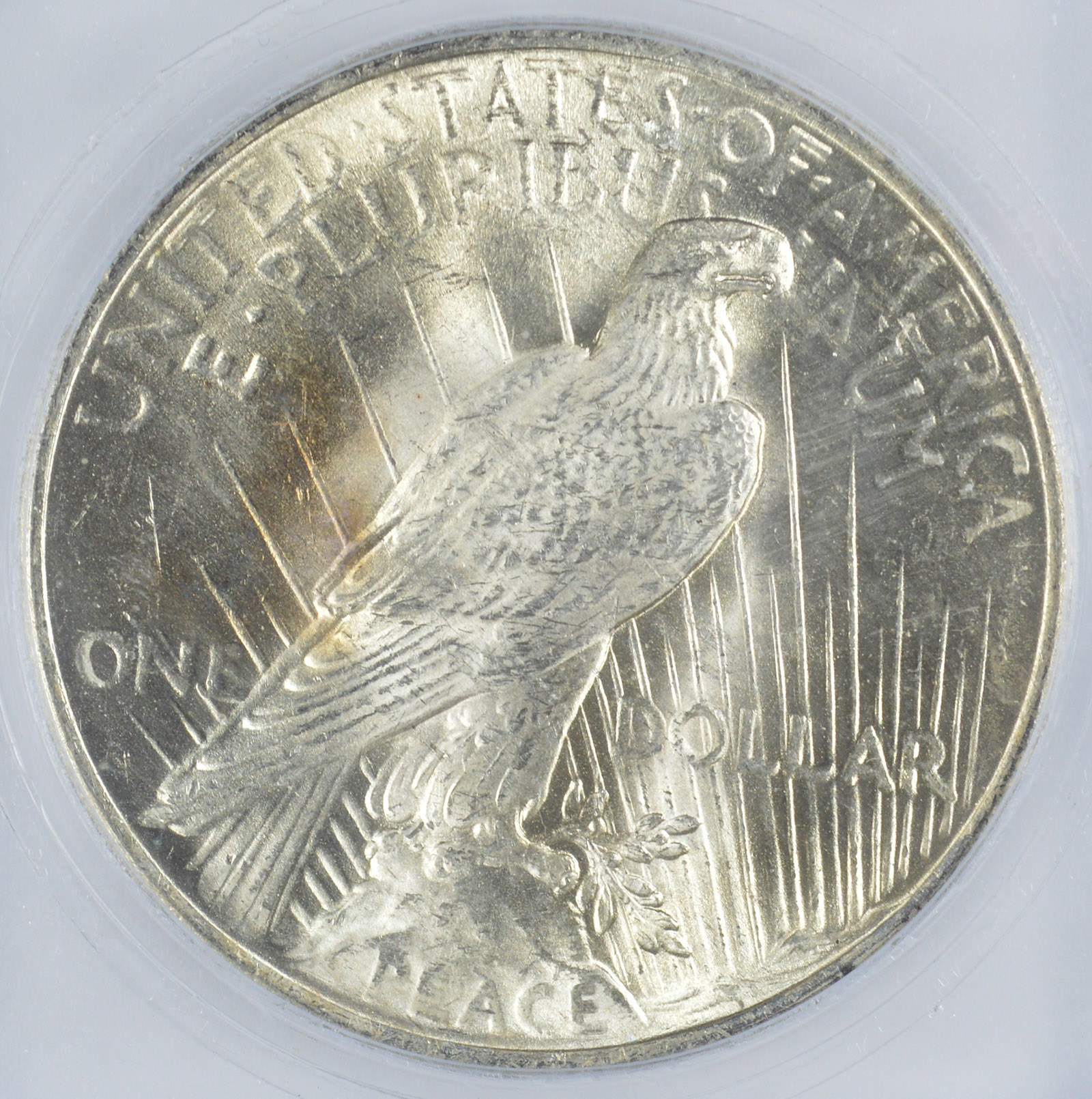 RARE - MS-65 1922 Peace Silver Dollar - Graded By ICG - Rare in High ...