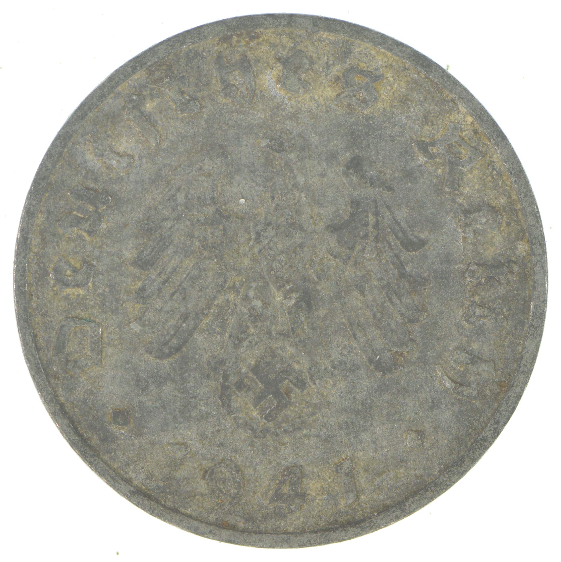 Rare - Nazi Germany Swastika - Authentic WWII Era Coin | Property Room