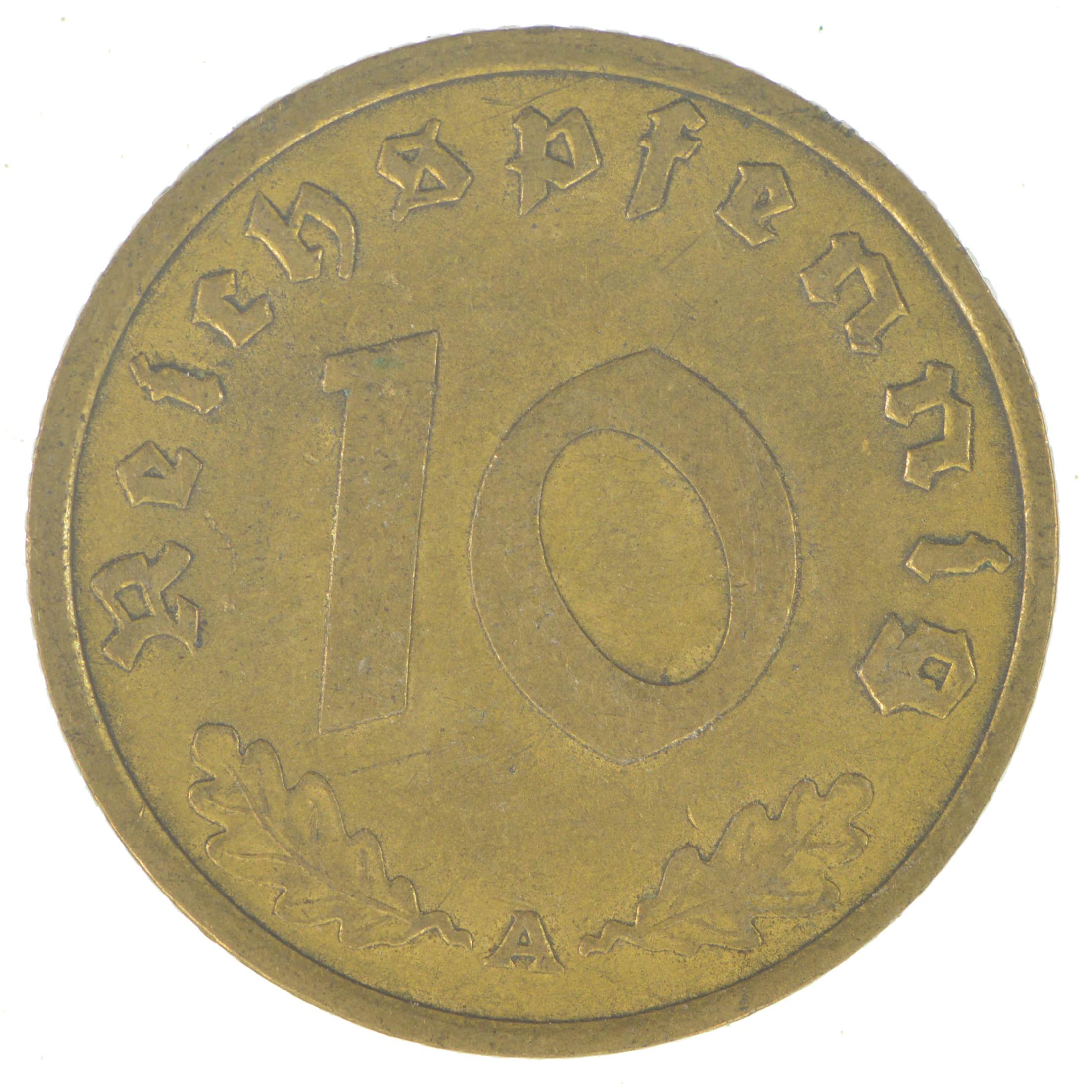 Rare - Nazi Germany Swastika - Authentic WWII Era Coin | Property Room