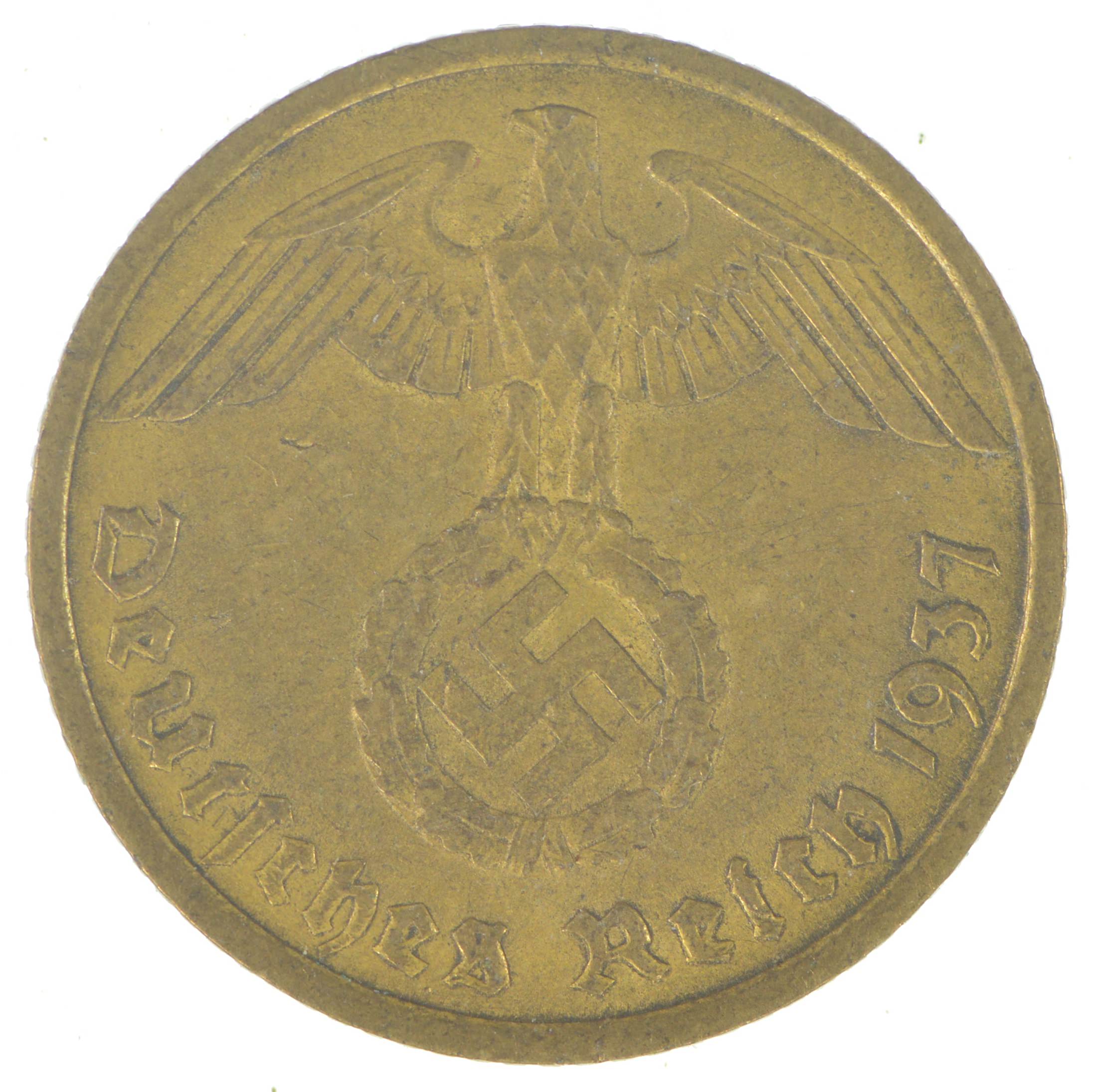 Rare - Nazi Germany Swastika - Authentic WWII Era Coin | Property Room