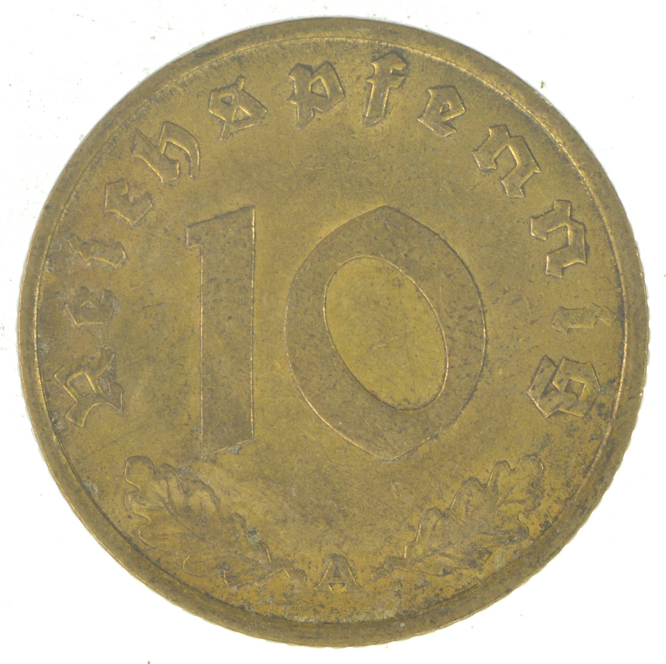 Rare - Nazi Germany Swastika - Authentic WWII Era Coin | Property Room