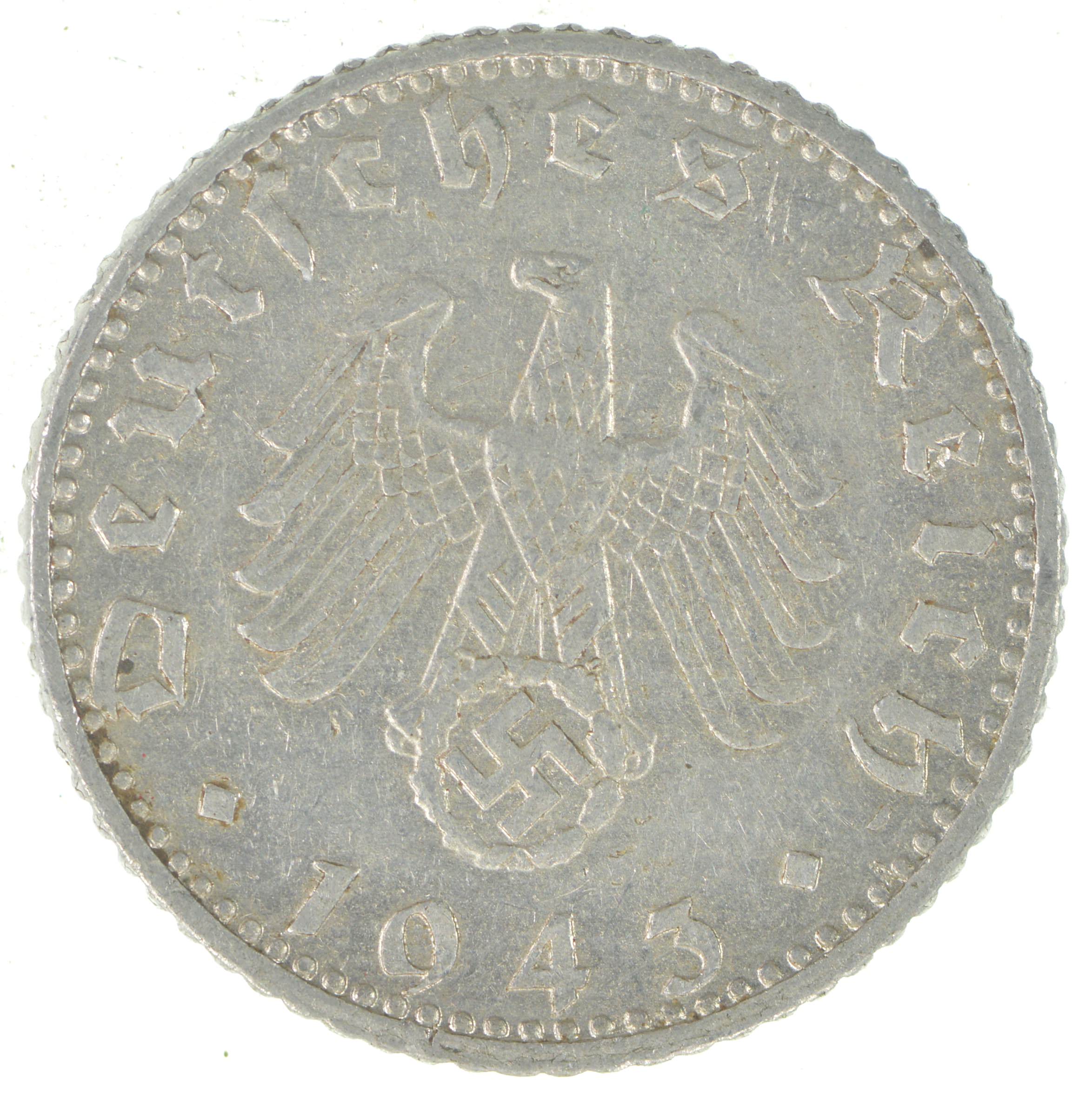 Rare - Nazi Germany Swastika - Authentic WWII Era Coin | Property Room