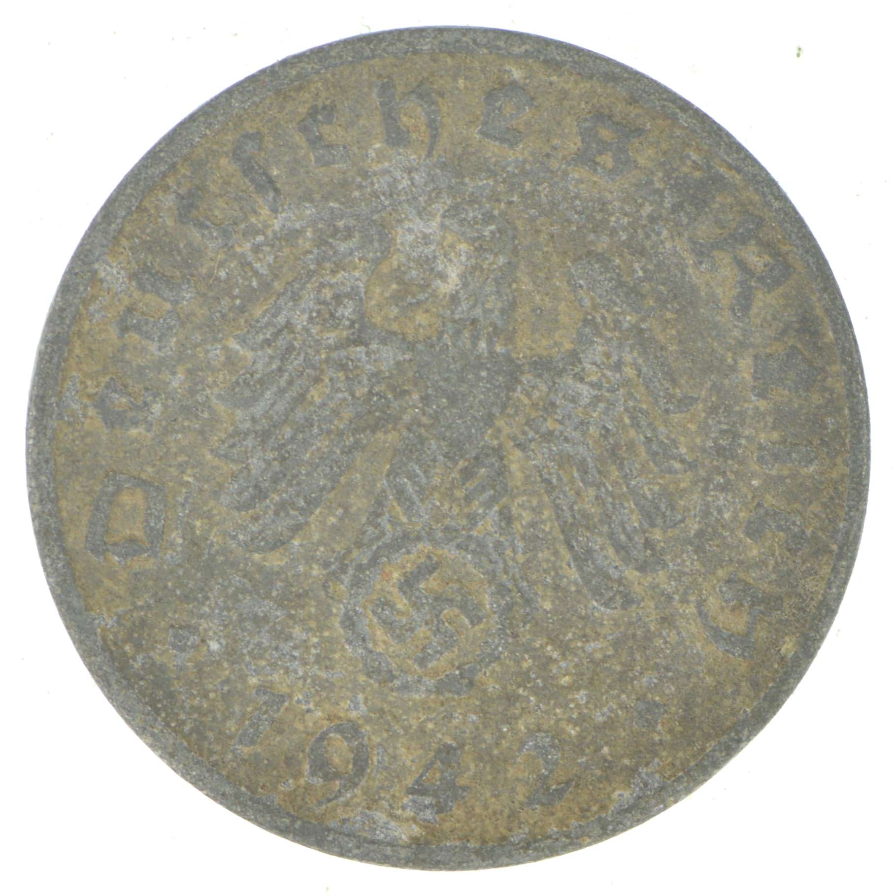 Rare - Nazi Germany Swastika - Authentic WWII Era Coin | Property Room