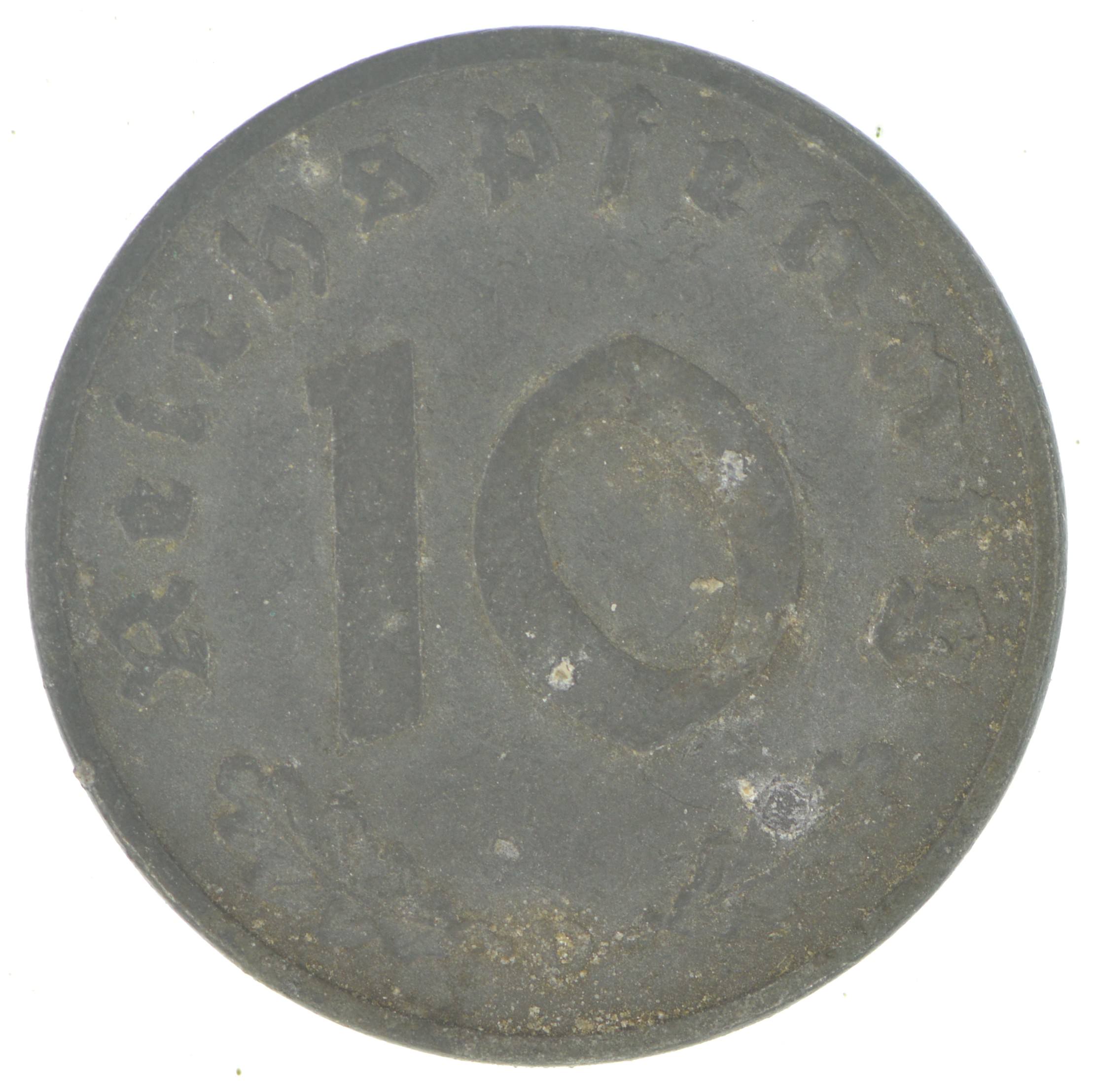 Rare - Nazi Germany Swastika - Authentic WWII Era Coin | Property Room