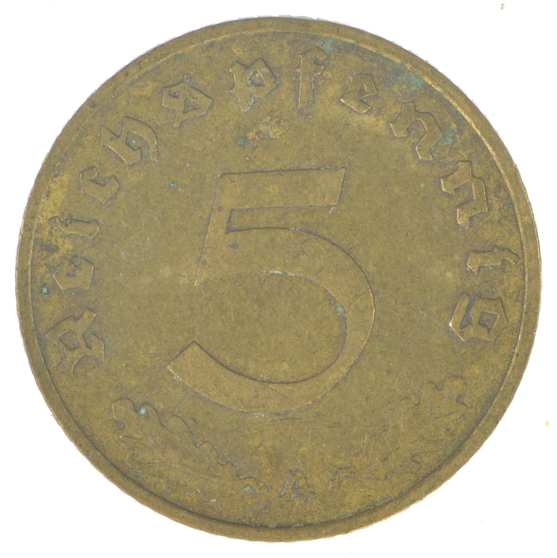 Rare - Nazi Germany Swastika - Authentic WWII Era Coin | Property Room