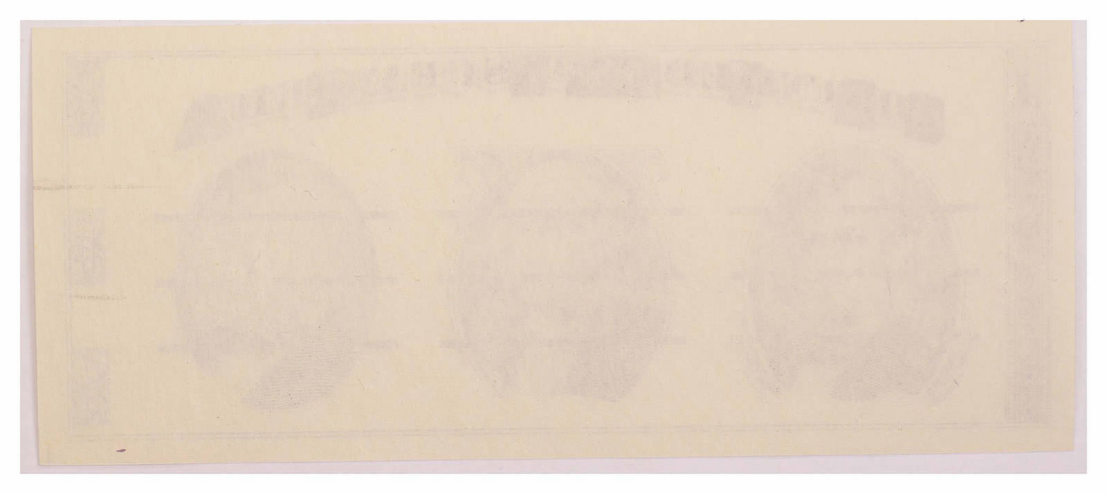 RARE - Official United States Currency Test Note Specimen NO RESERVE ...