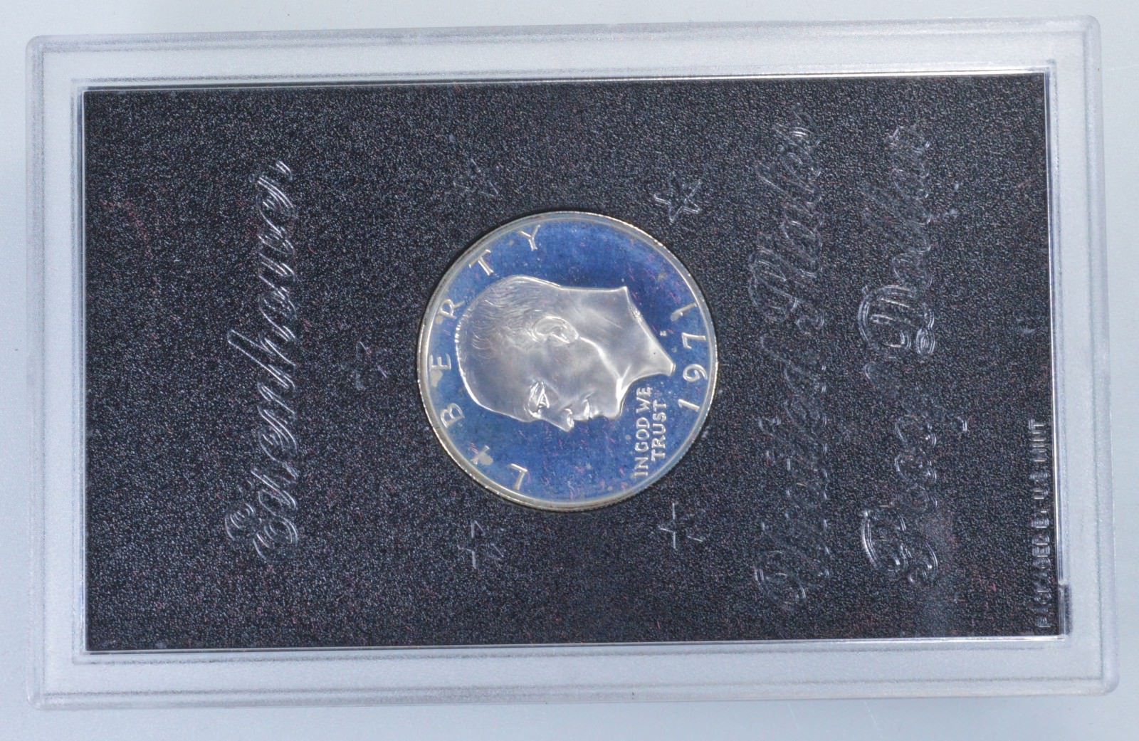 Rare - Peg Leg Variety 1971-S United States Eisenhower Proof Silver ...