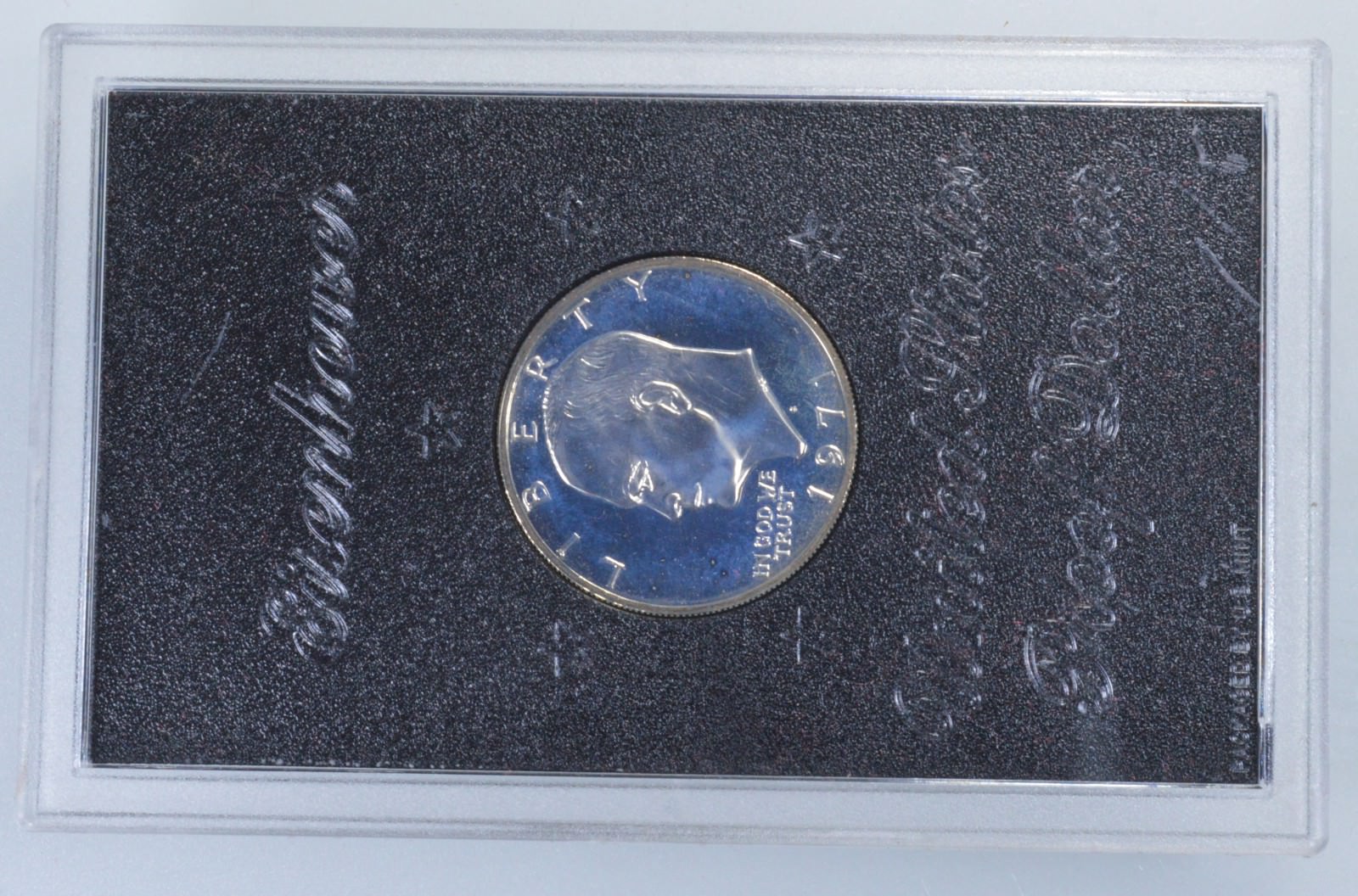 Rare - Peg Leg Variety 1971-S United States Eisenhower Proof Silver ...