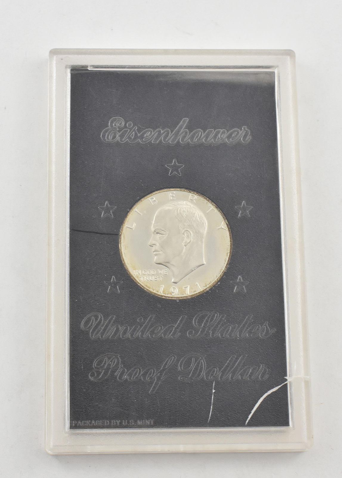 Rare - Peg Leg Variety 1971-S United States Eisenhower Proof Silver ...