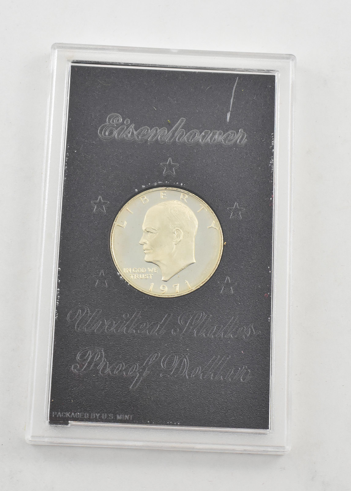 Rare - Peg Leg Variety 1971-S United States Eisenhower Proof Silver ...