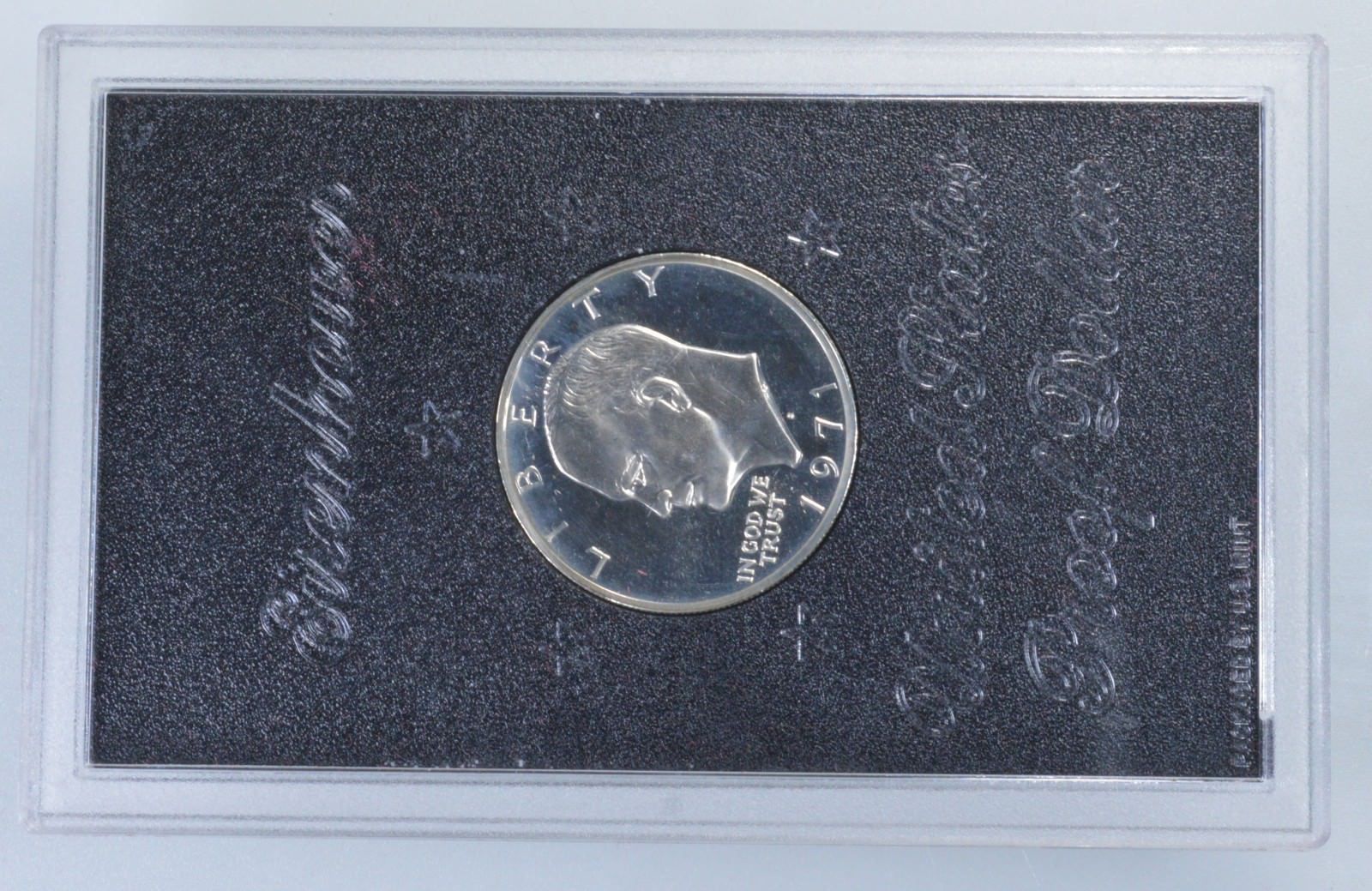 Rare - Peg Leg Variety 1971-S United States Eisenhower Proof Silver ...