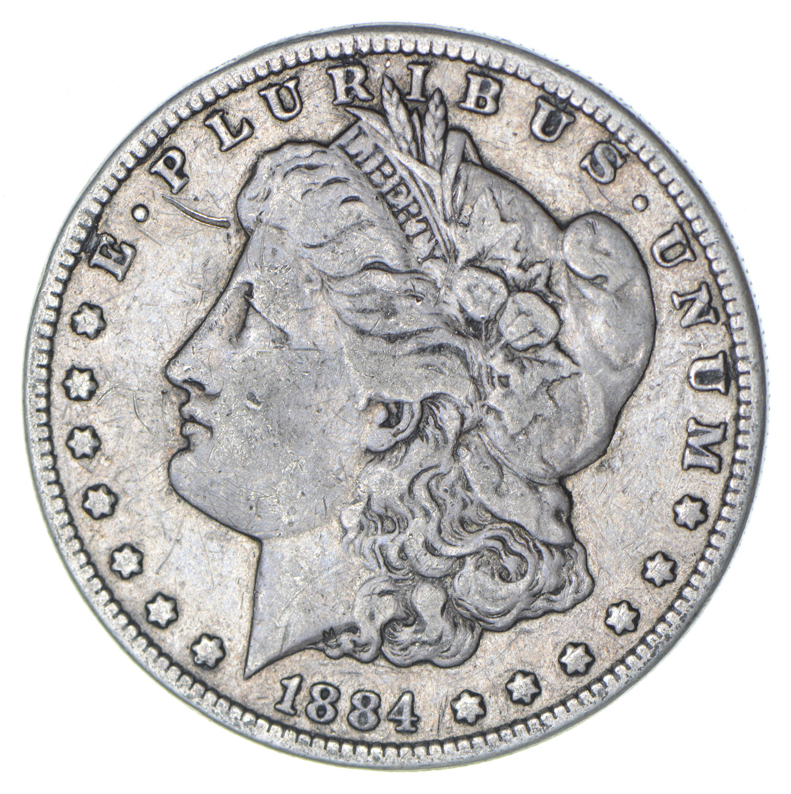 RARE - S - 1884 Morgan Silver Dollar - Very TOUGH - High Redbook ...