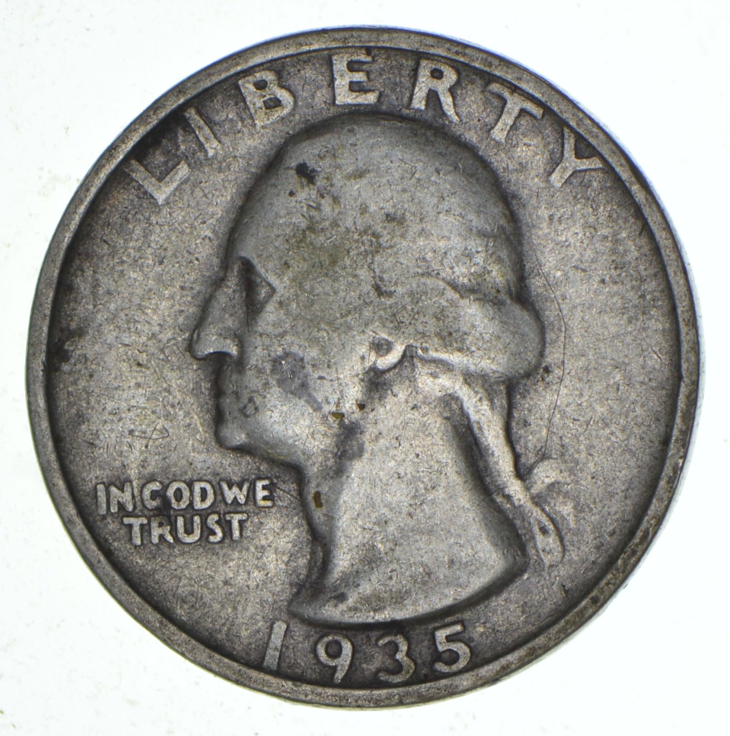 RARE - S Mint Marked - 1935-S Washington Quarter | Property Room