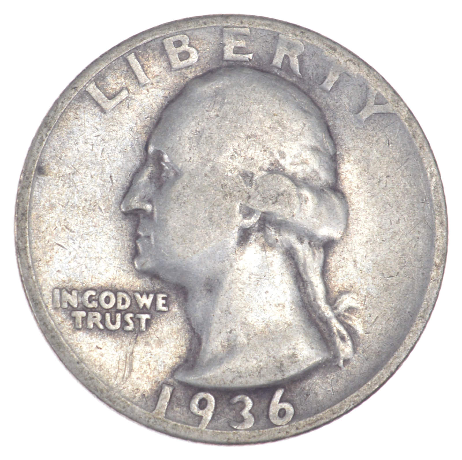 RARE - S Mint Marked - 1936-S Washington Quarter | Property Room