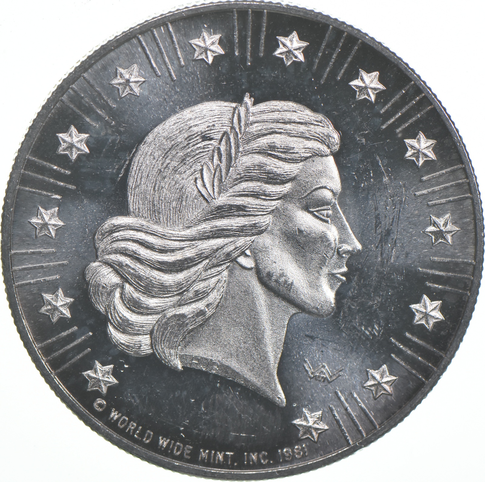 Rare Silver 1 Oz. American Eagle Silver Round .999 Fine Silver ...