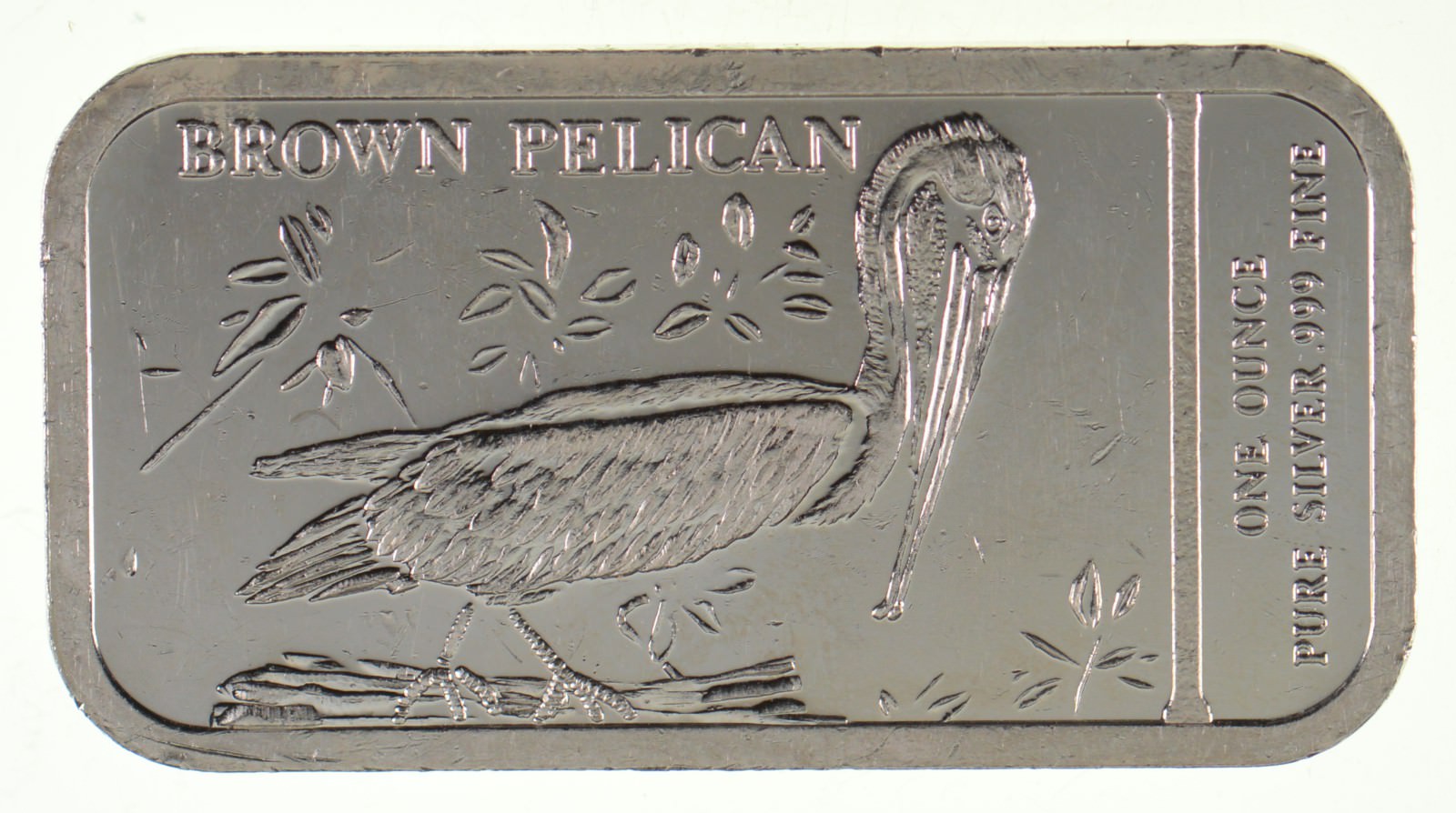 Rare Silver 1 Oz. Brown Pelican.999 Fine Silver | Property Room