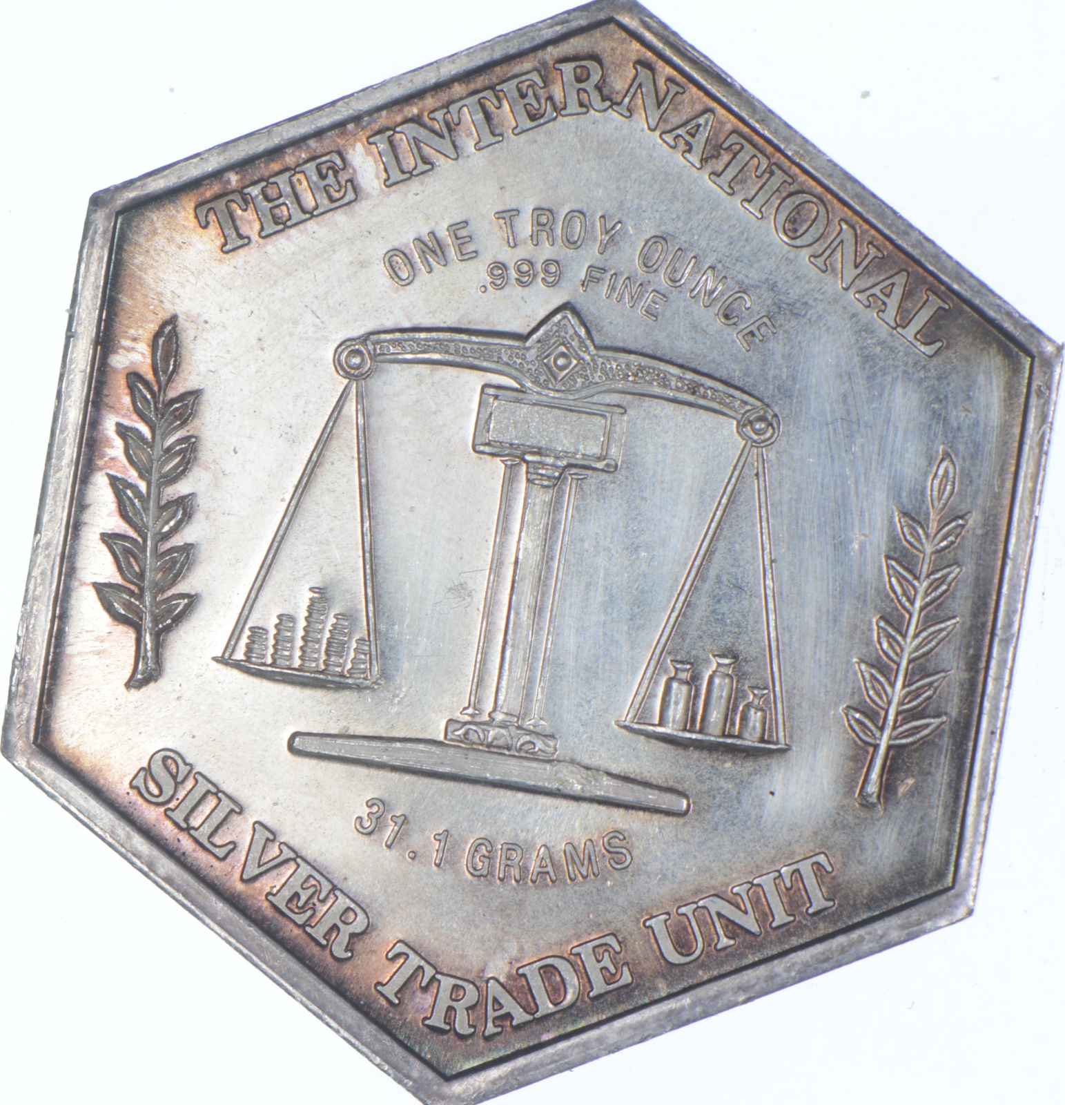 Rare Silver 1 Oz. Silver Trade Unit Round .999 Fine Silver | Property Room