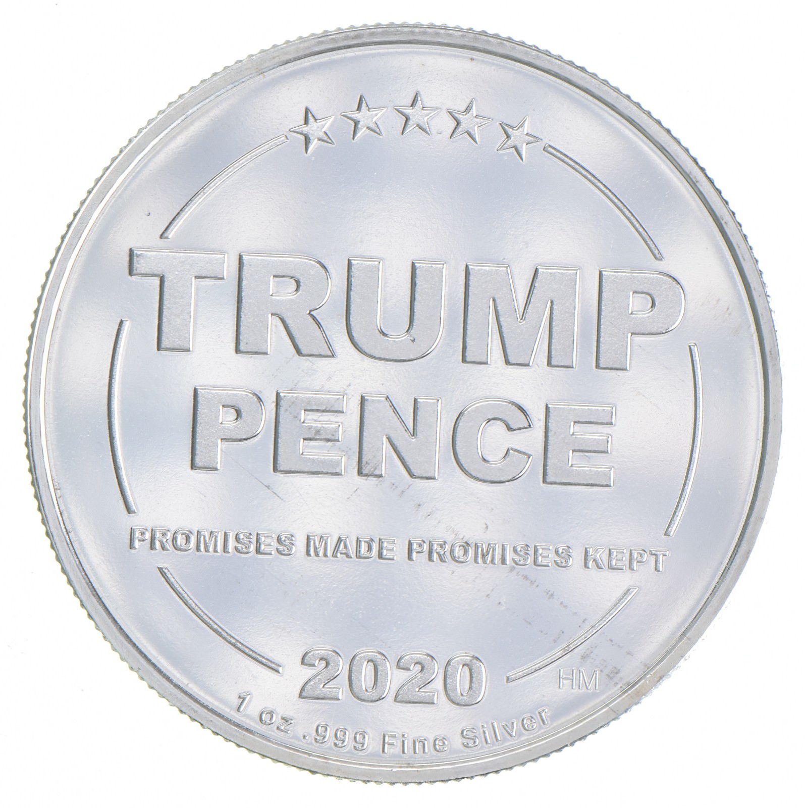 Rare Silver 1 Oz. Trump Pence 999 Fine Silver | Property Room