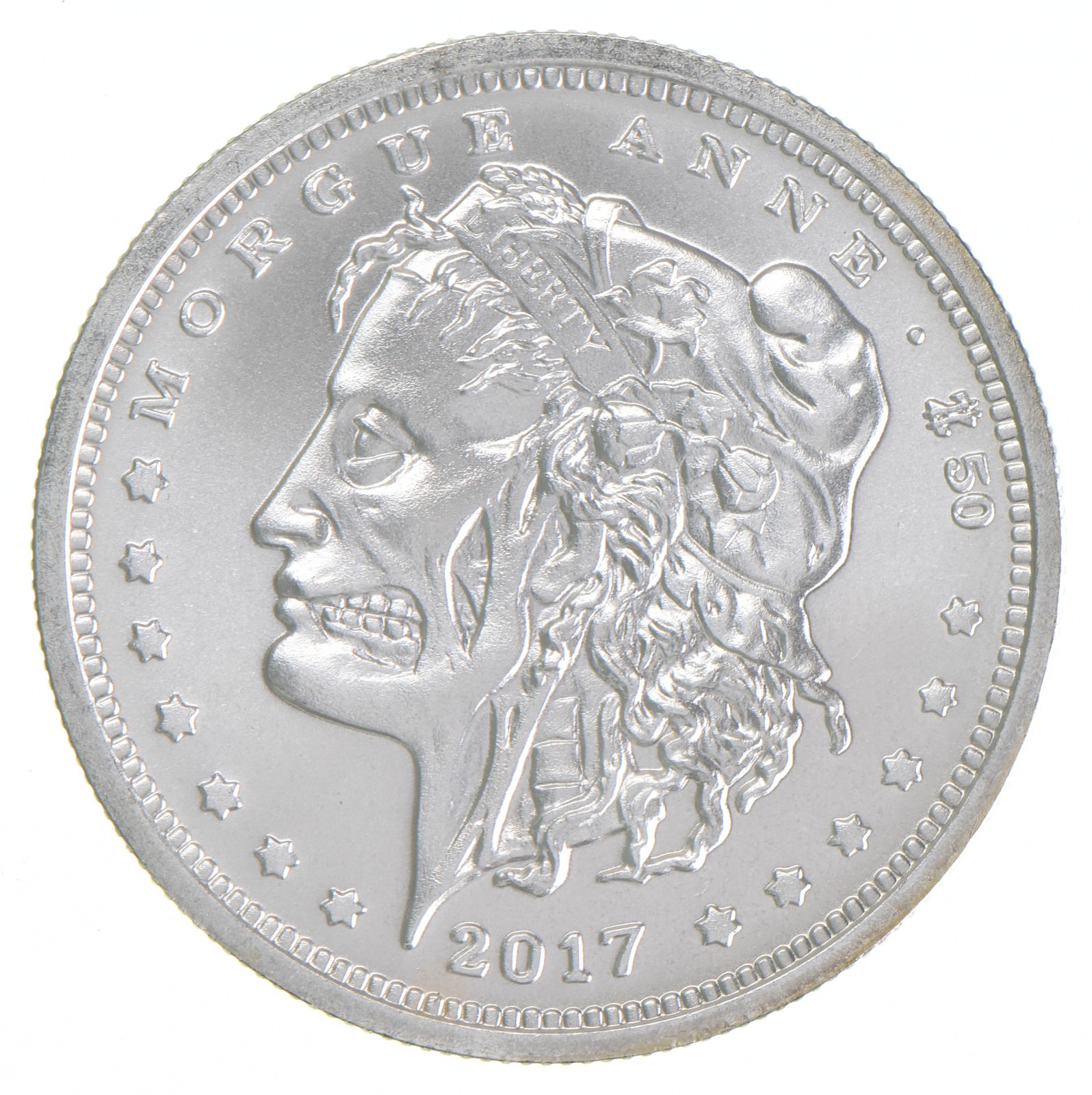 Rare Silver 1 Oz. Zombucks - Currency Of The Apocalypse 999 Fine Silver ...