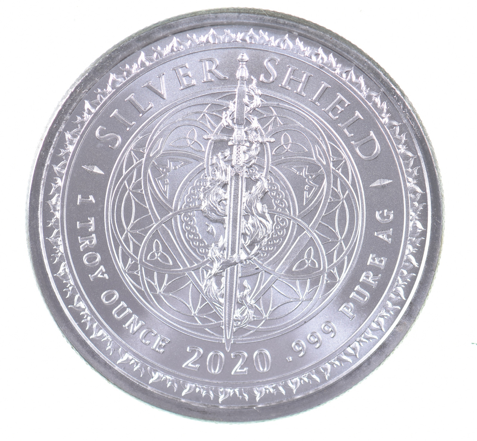Rare Silver 1 Troy Oz. Crucifixion Of Jesus Christ Silver Round.999 ...
