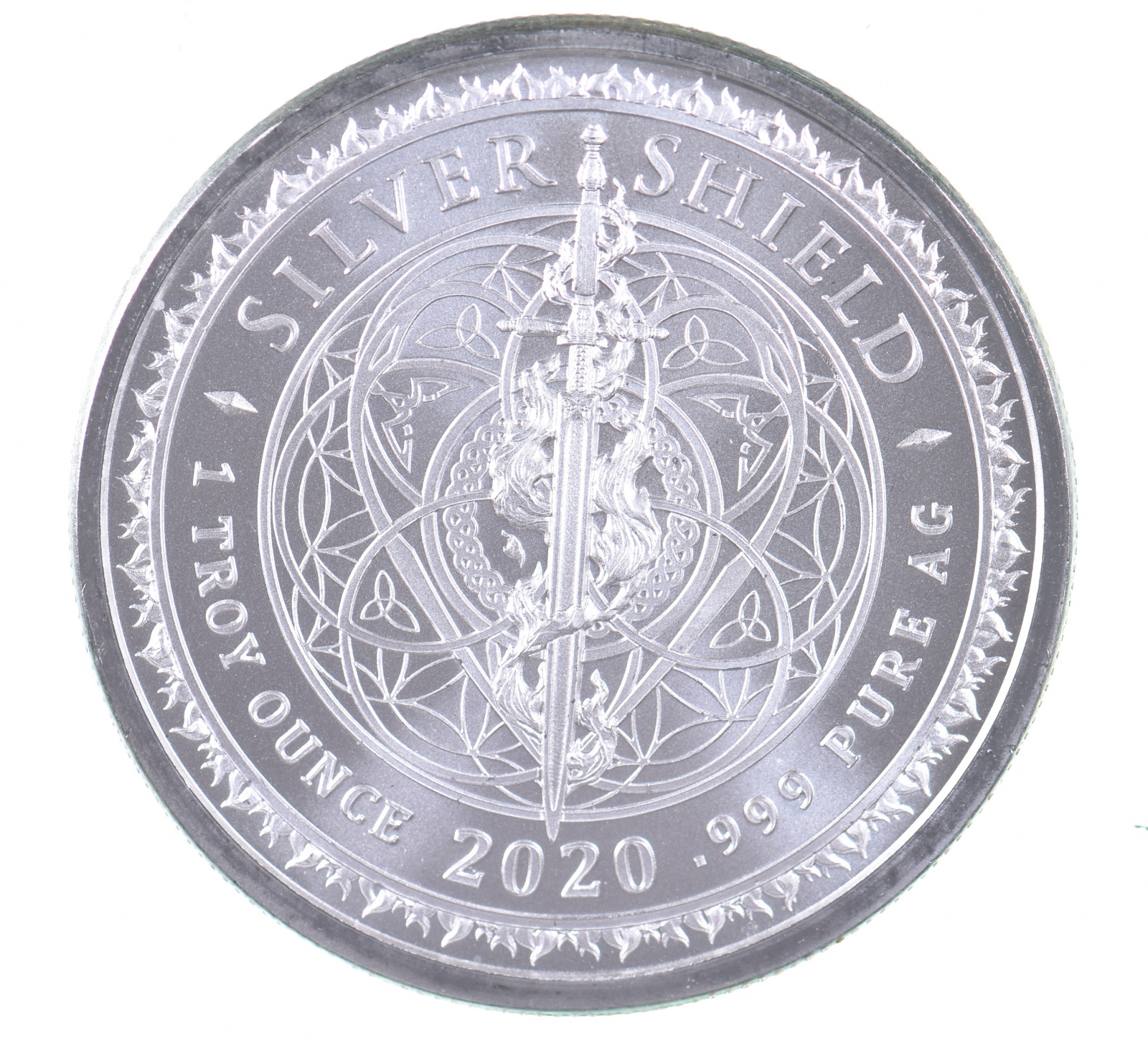 Rare Silver 1 Troy Oz. Crucifixion Of Jesus Christ Silver Round.999 ...