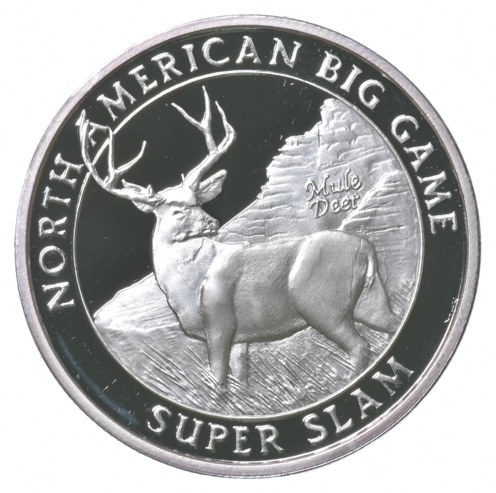 Rare Silver 1 Troy Oz. Mule Deer - North American Hunting Club Silver ...