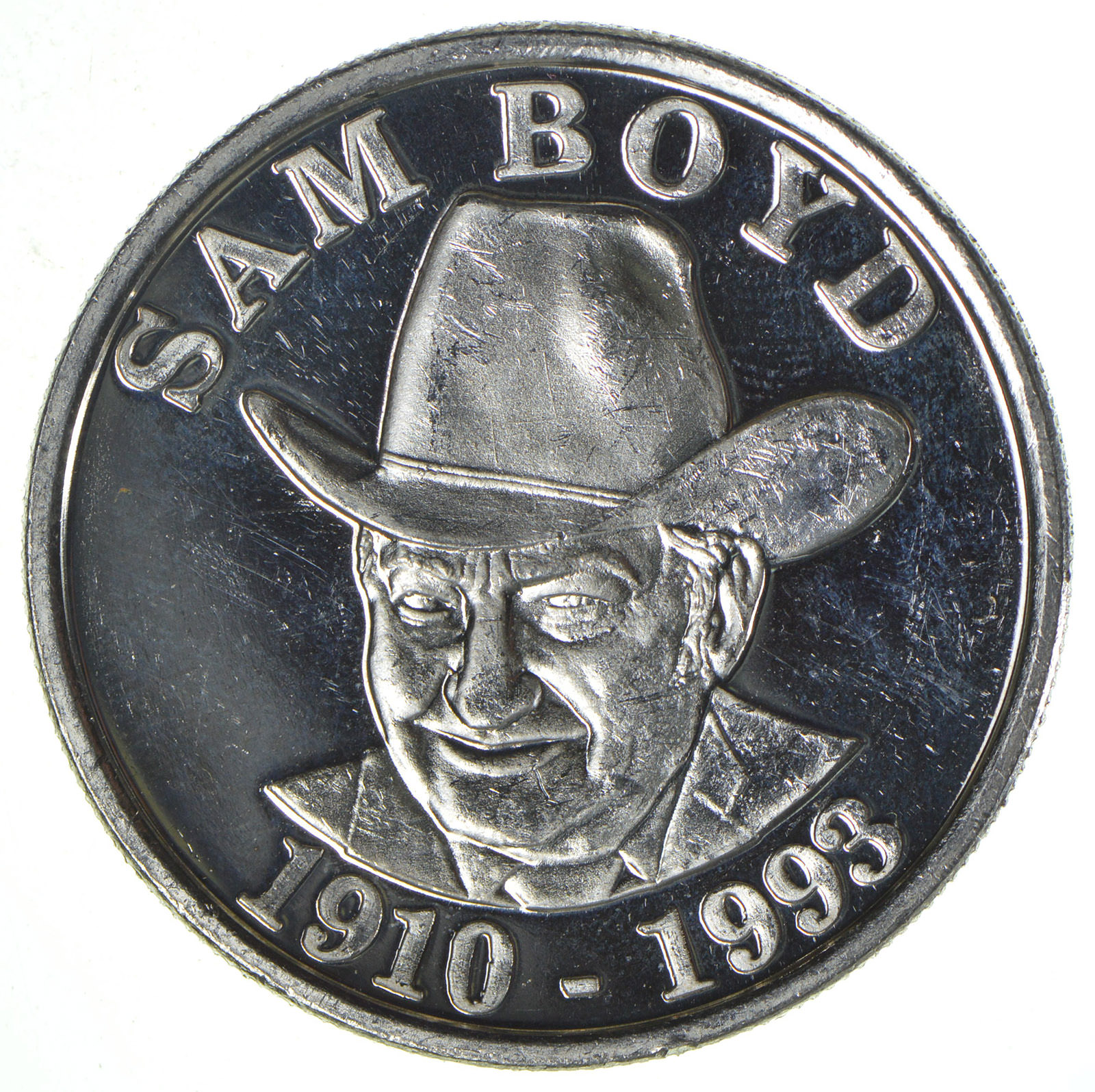 Rare Silver 1 Troy Oz Sam Boyd/Sam's Town Round .999 Fine Silver ...