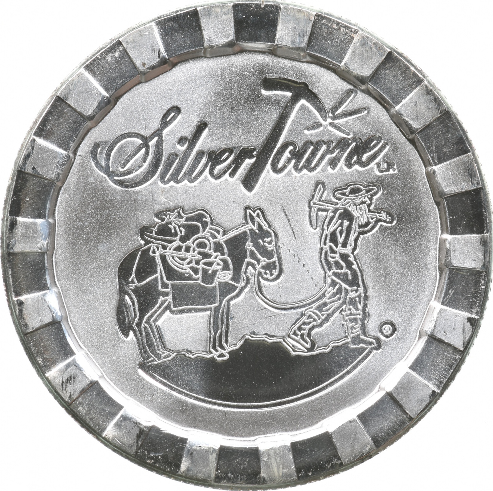 Rare Silver 1 Troy Oz. Silver Towne Silver Round.999 Fine Silver ...