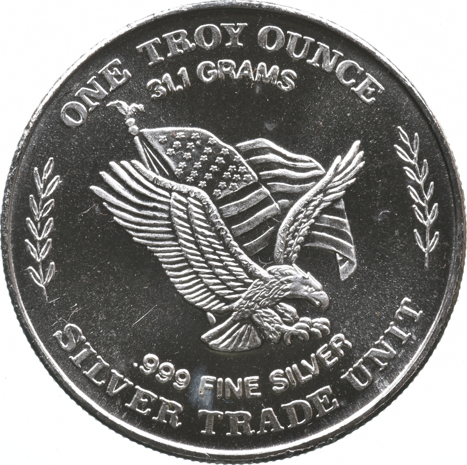 Rare Silver 1 Troy Oz. U.S. Strategic Stockpile Silver Round .999 Fine ...