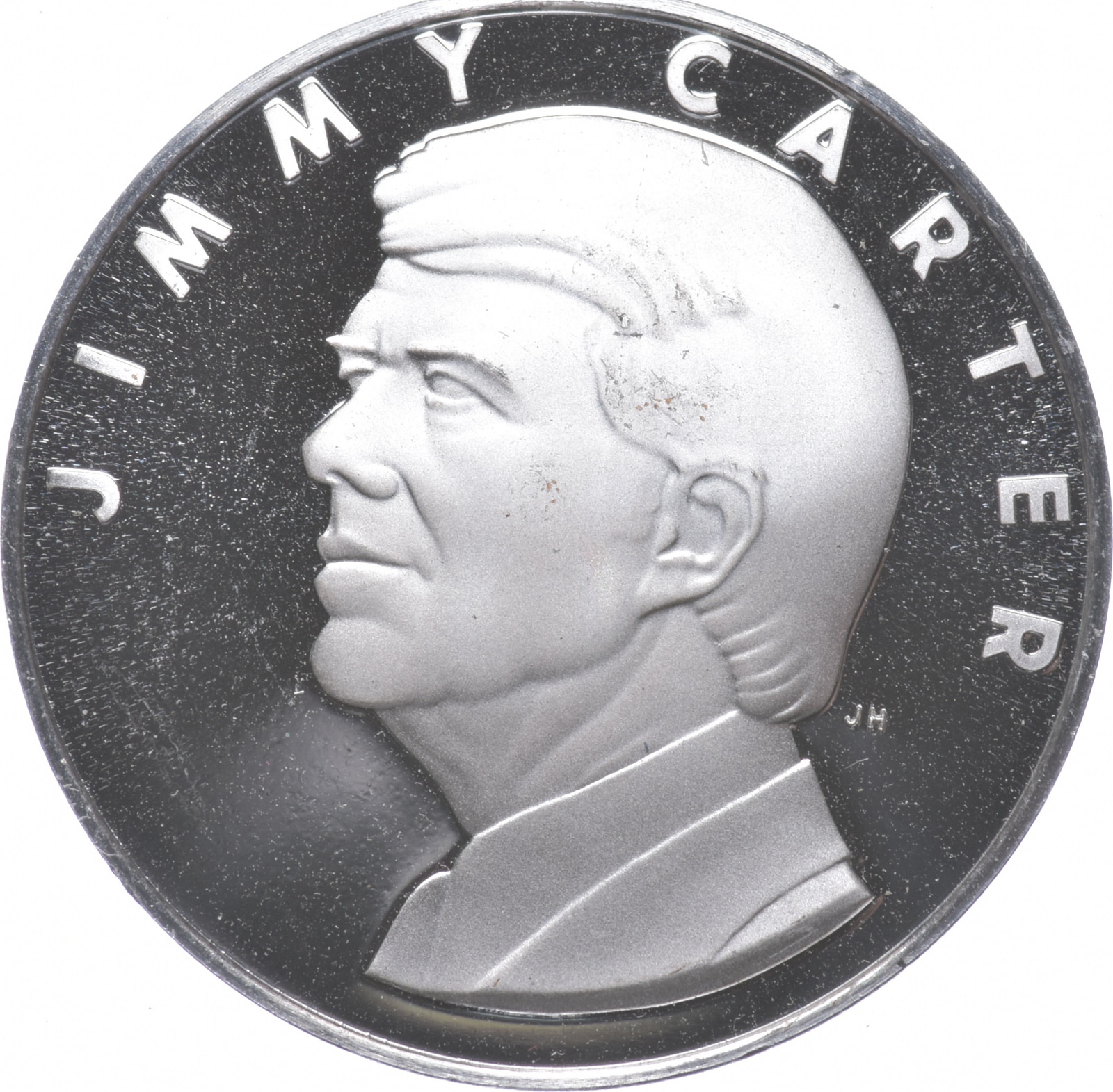 Rare Silver 12.0 Grams Jimmy Carter Round .999 Fine Silver | Property Room