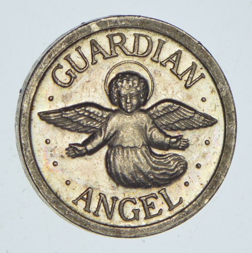 Rare Silver 1/20 Troy OZ. Guardian Angel Round .999 Fine Silver ...