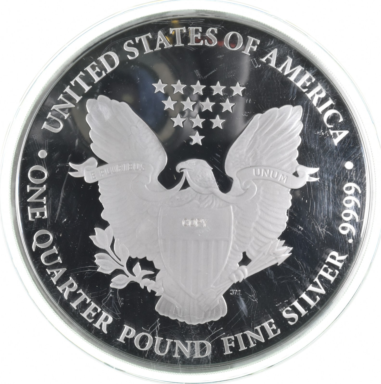 Rare Silver 1/4 Pound The Franklin Mint - American Silver Eagle Round ...