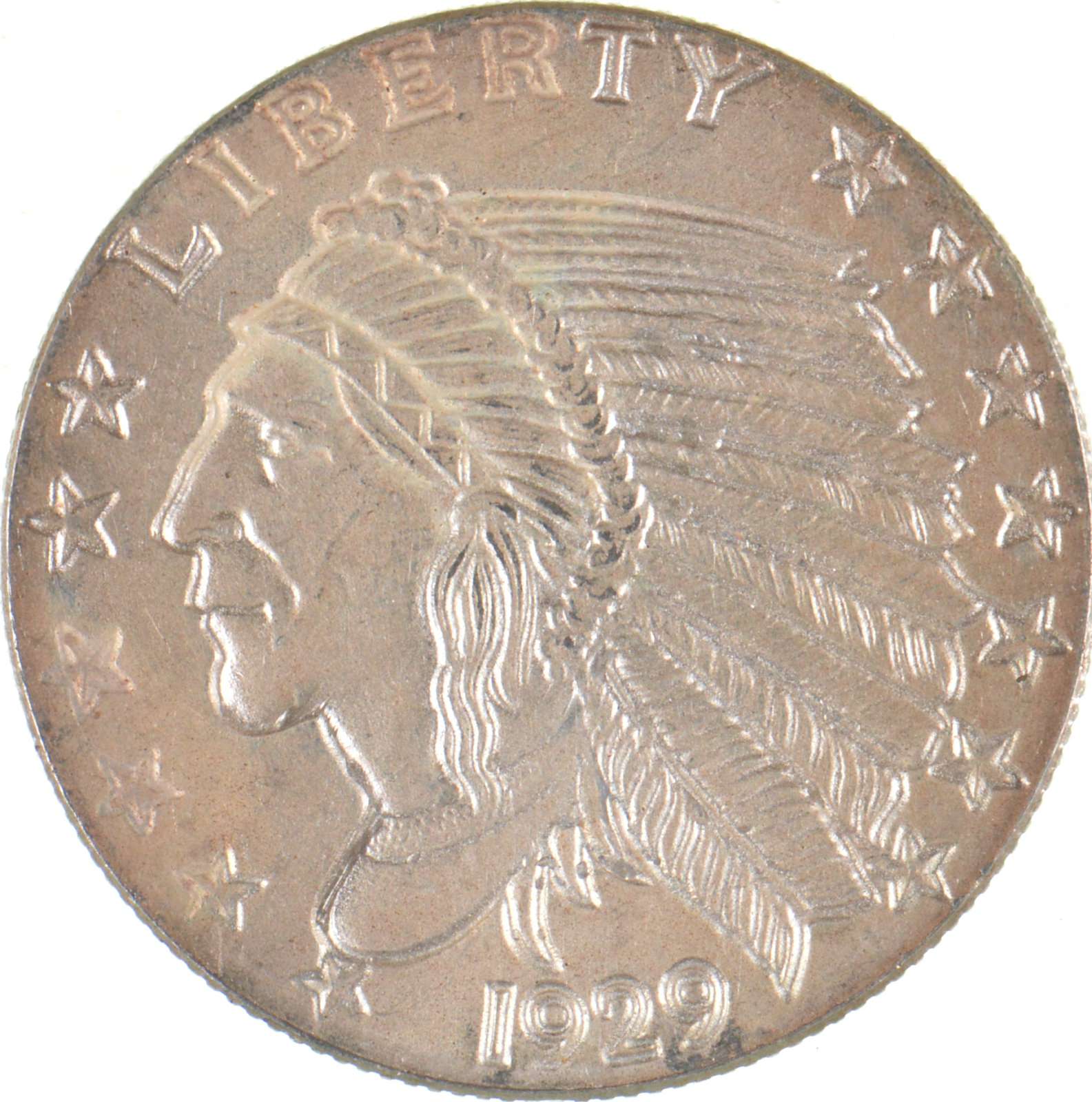 Rare Silver 1/4 Troy Oz. 1929 Indian Head Quarter Pattern Silver Round ...