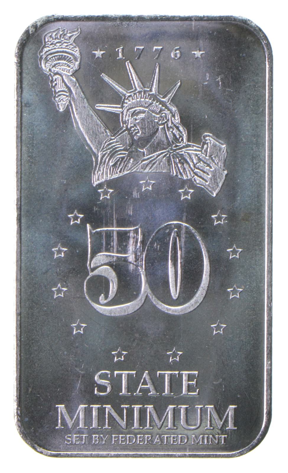 Rare Silver 15.6 Grams State Of Tennessee Silver Bar.999 Fine Silver ...