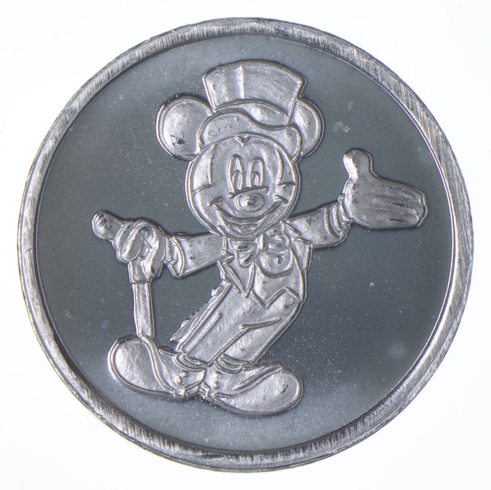 Rare Silver 1.6 Grams Disney Mickey Mouse Round .999 Fine Silver ...
